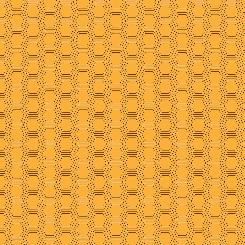 Orange background hexagon honeycomb seamless pattern. Grid seamless ... Orange background hexagon honeycomb seamless pattern. Grid seamless ...