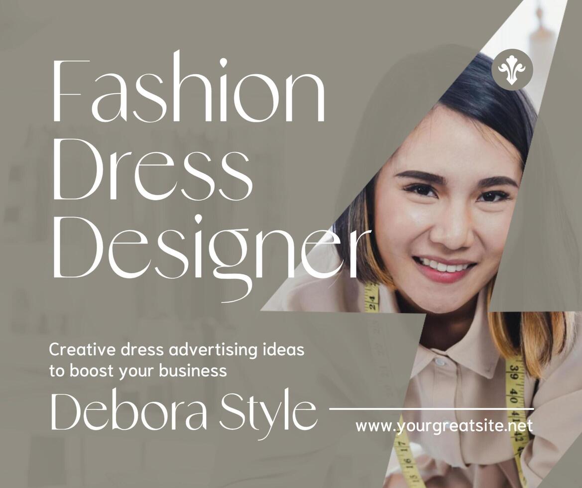 Dress Designer Creative Business Facebook Post 41882935 Template