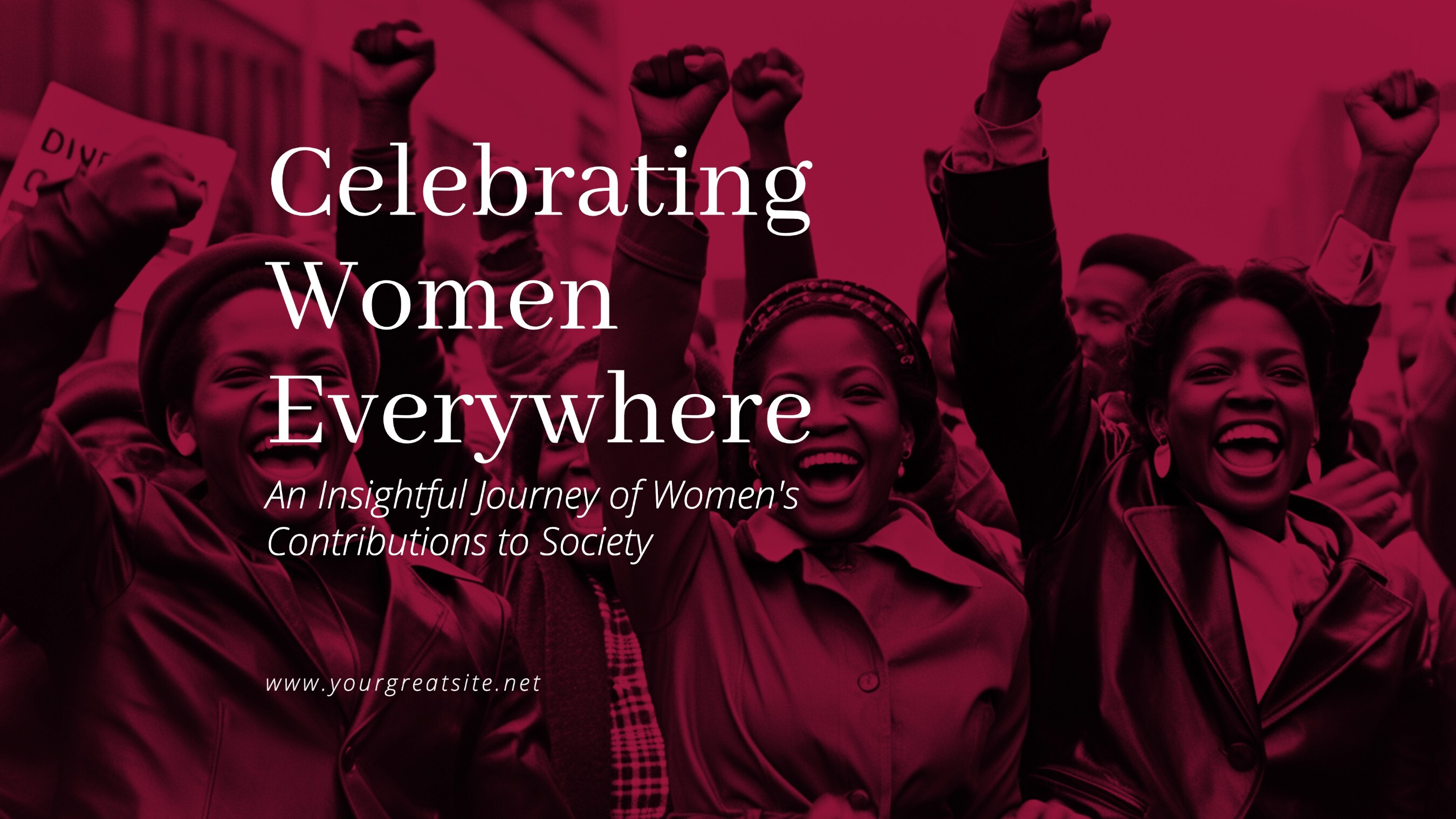 women history month presentation template design ideas 41882949 Template