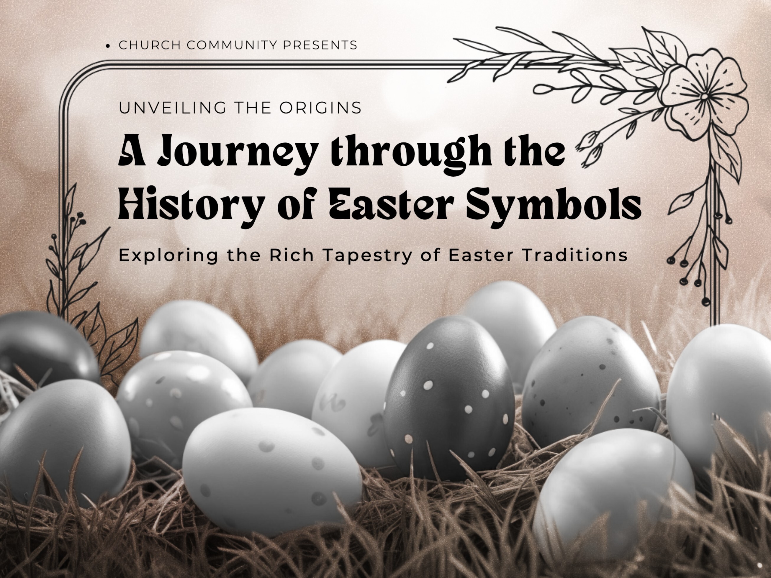 A Journey through the History of Easter Symbols Presentation Template ...