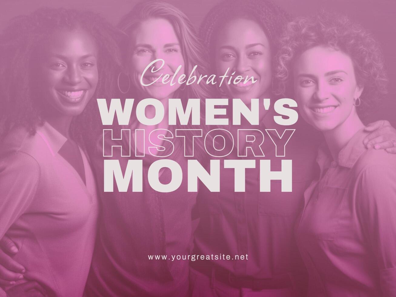 women history month presentation 41882965 Template