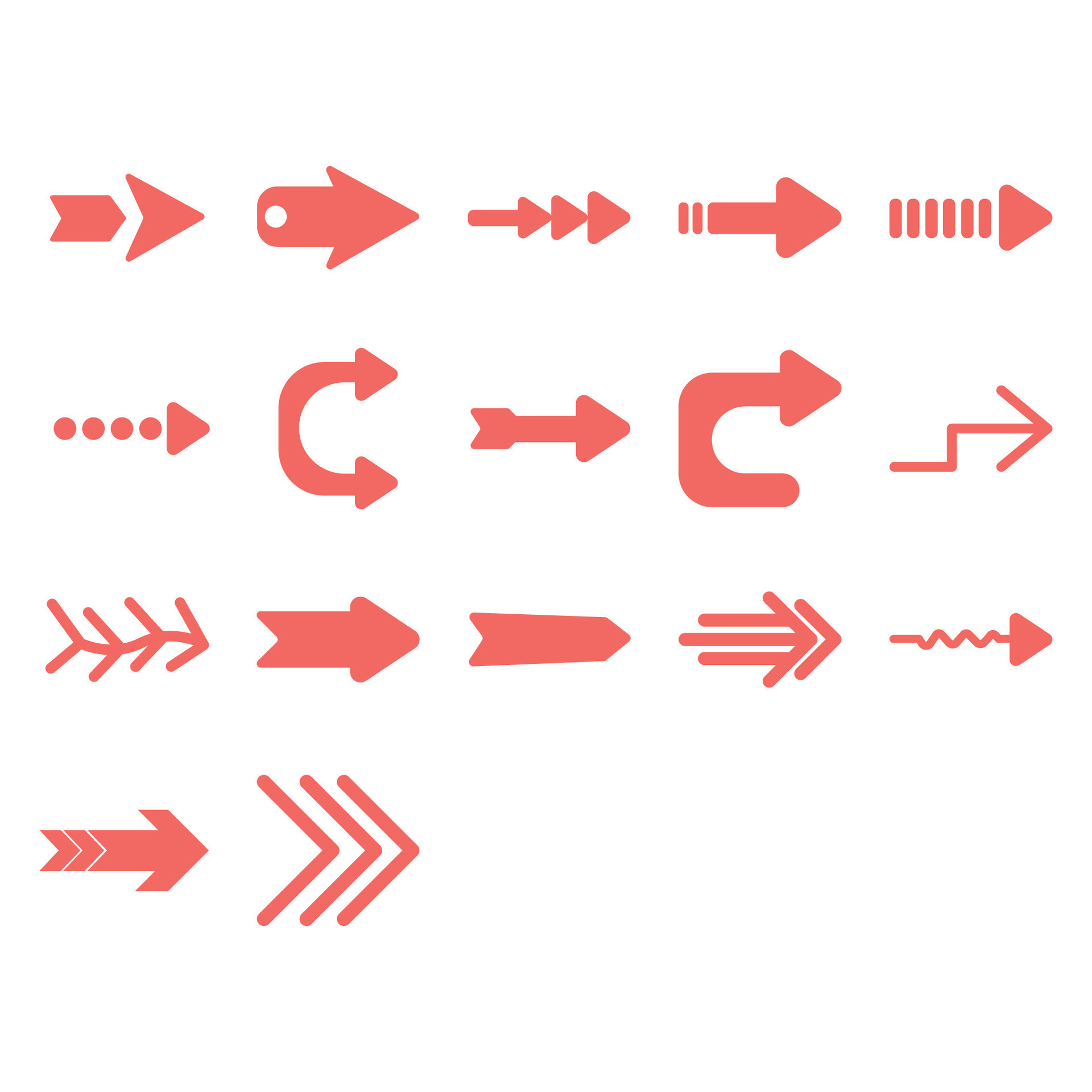 Illustration of arrow pack 41885986 Vector Art at Vecteezy