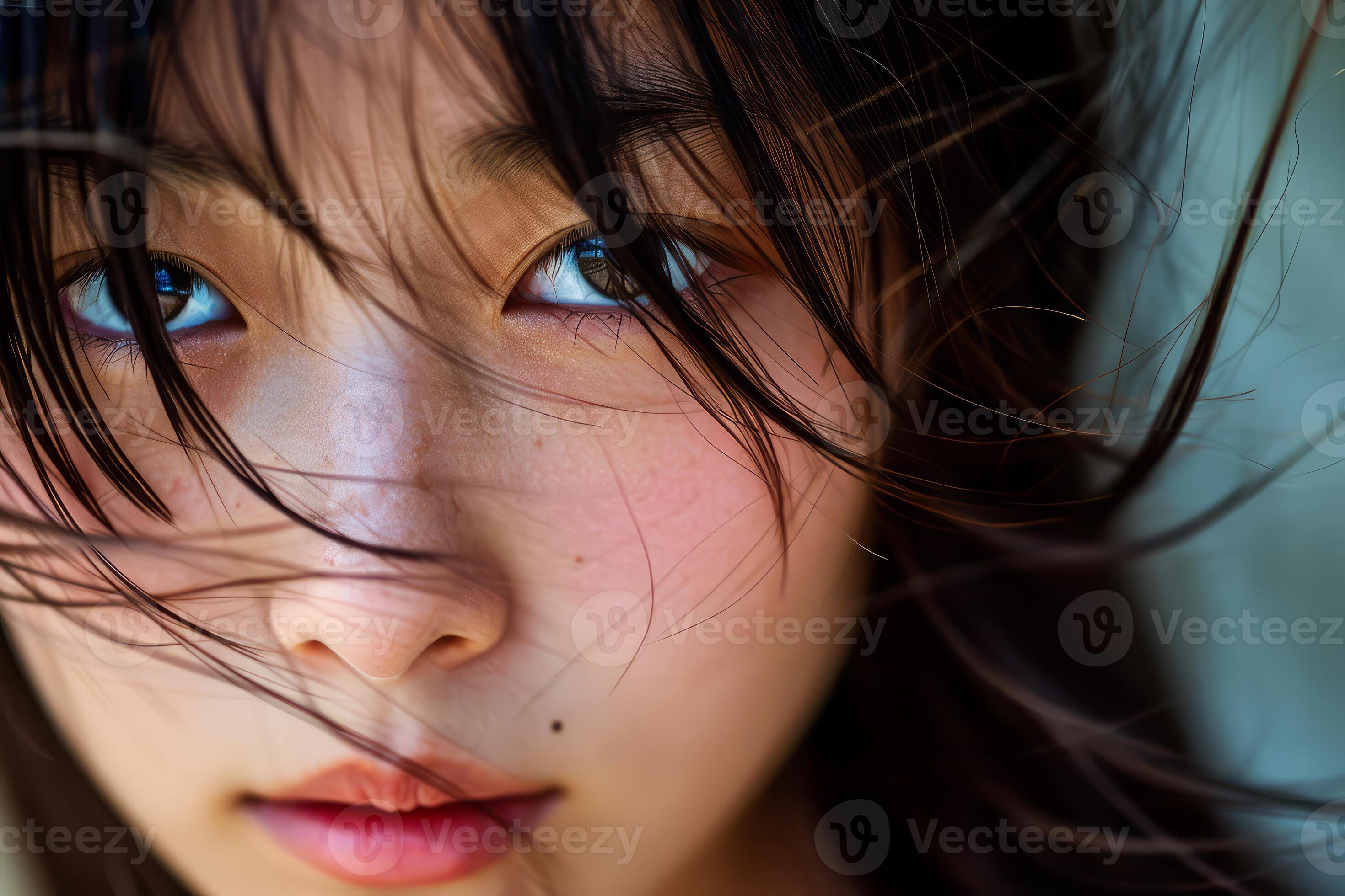 AI generated Asian girl portrait. Generate Ai 41899786 Stock Photo at Vecteezy