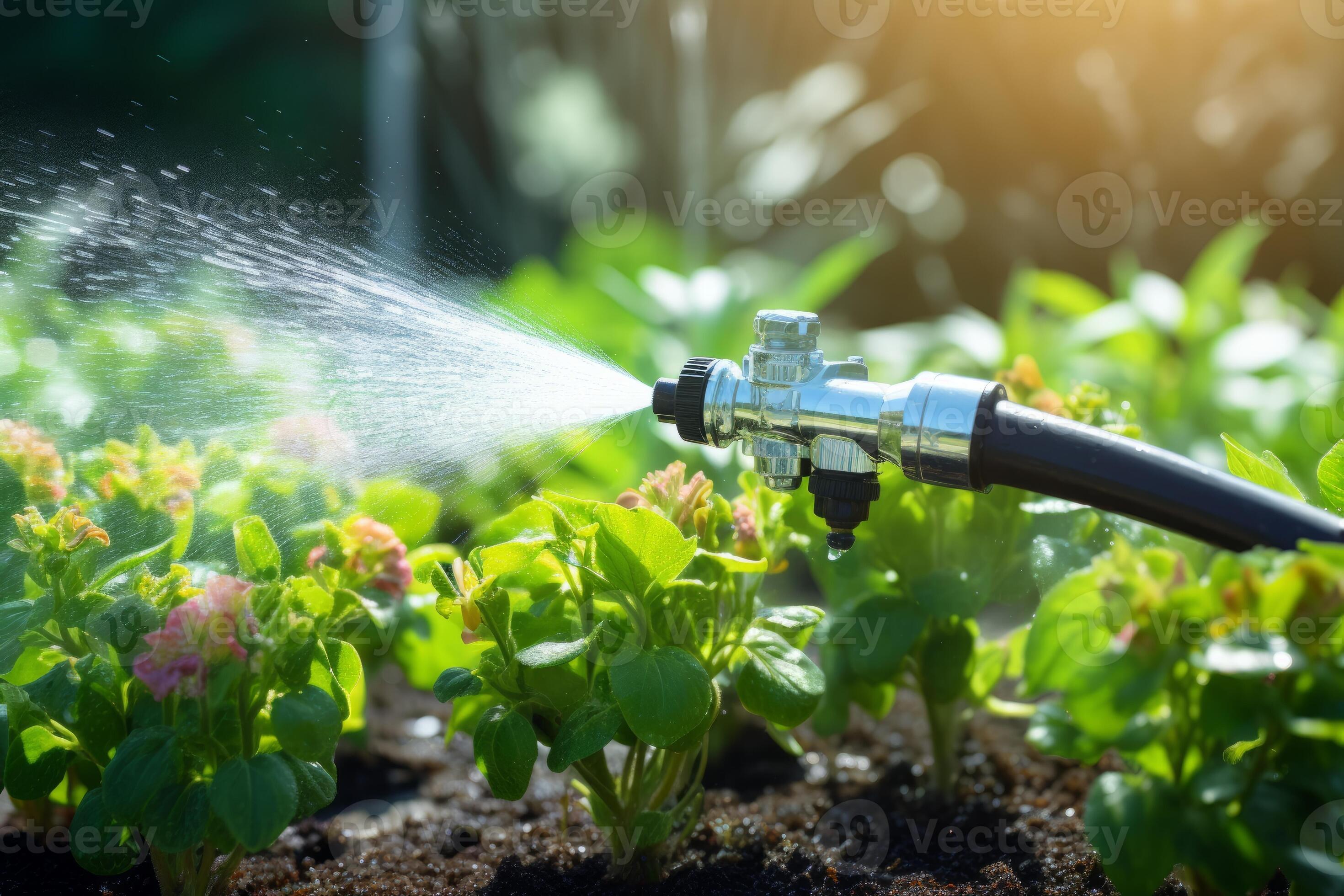 AI generated A smart home irrigation system conserving water usage ...
