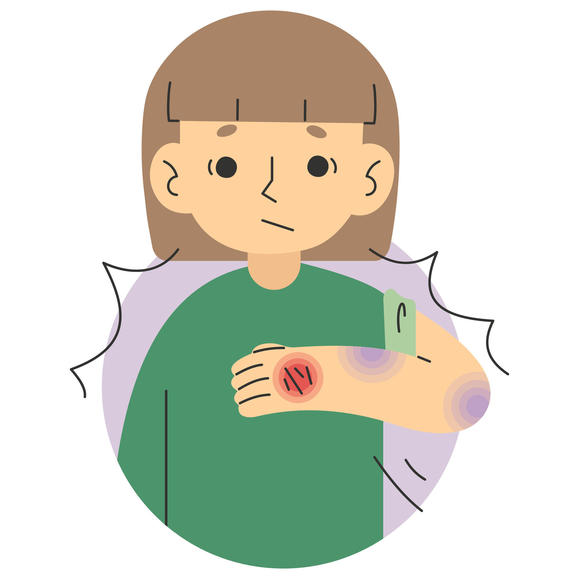 Bruise 8 on a white background, vector illustration. 41911794 Vector Art at Vecteezy