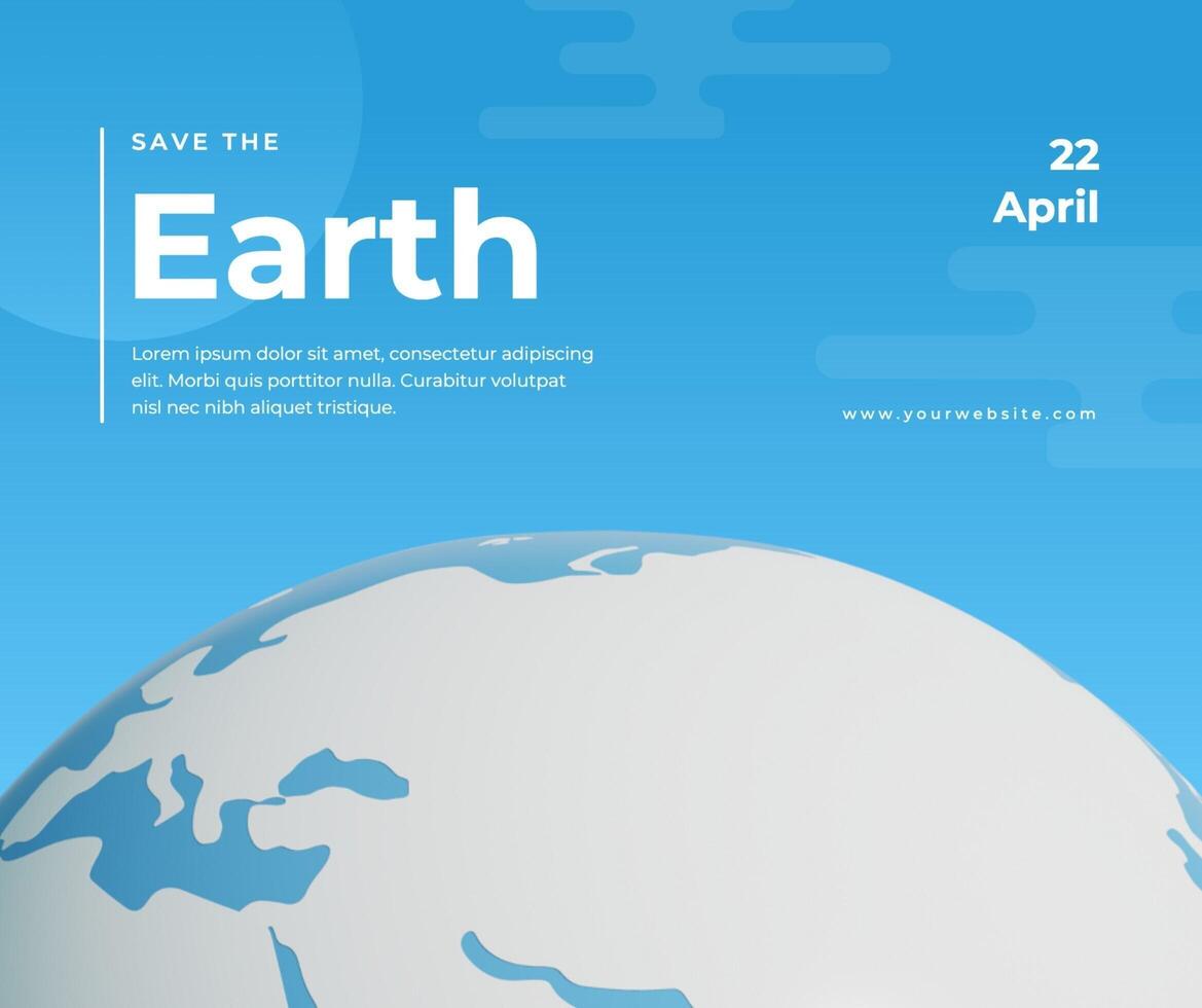 Save the Earth 41916018 Template