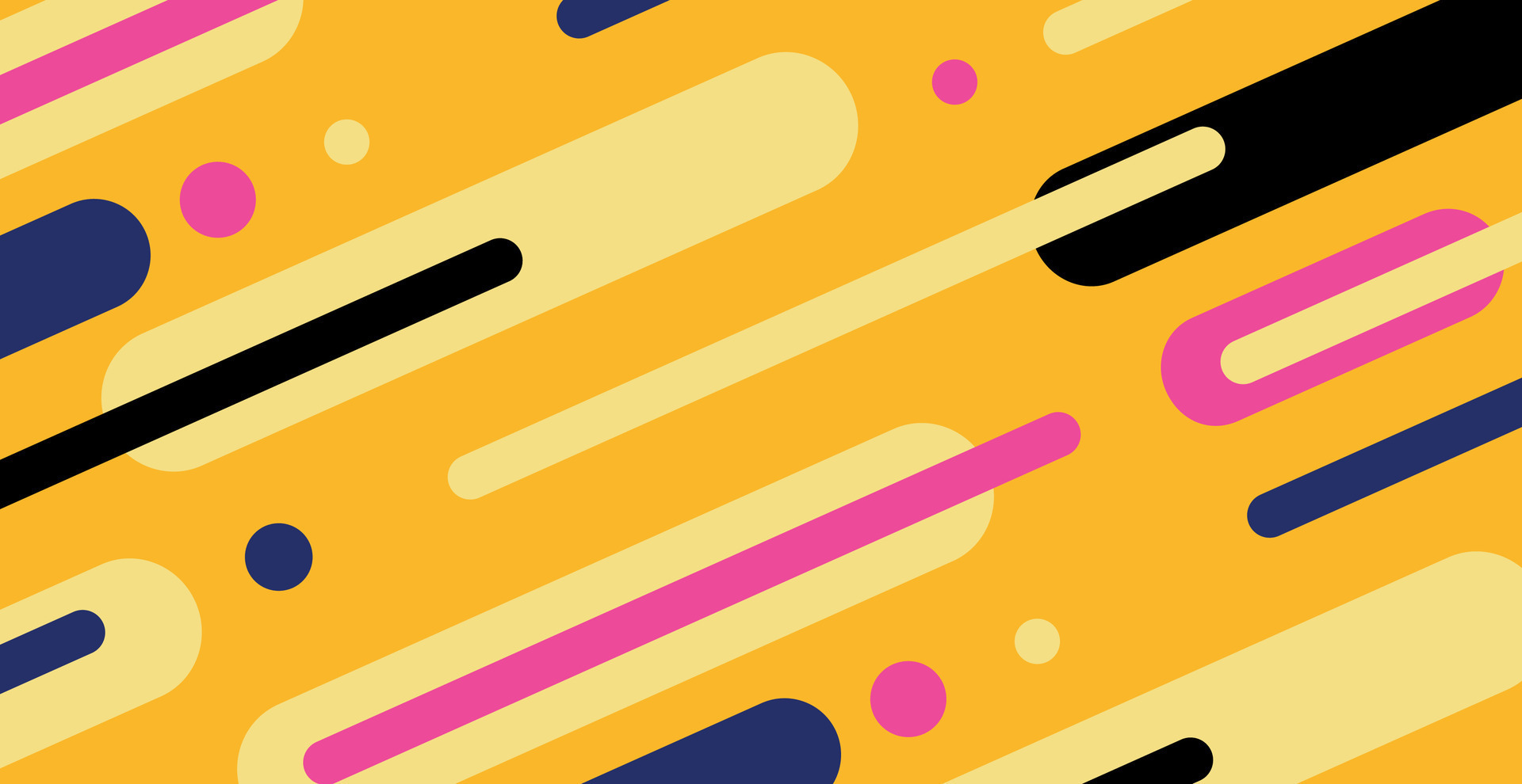 Modern Abstraction Composition Made Of Various Rounded Shapes Of Lines