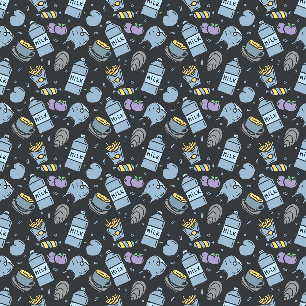 Seamless food pattern. Doodle food background 41917854 Vector Art at ... Seamless food pattern. Doodle food background 41917854 Vector Art at ...
