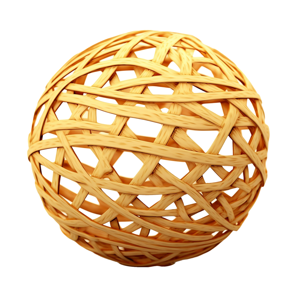 AI generated Takraw ball isolated on transparent background png 41920247 PNG