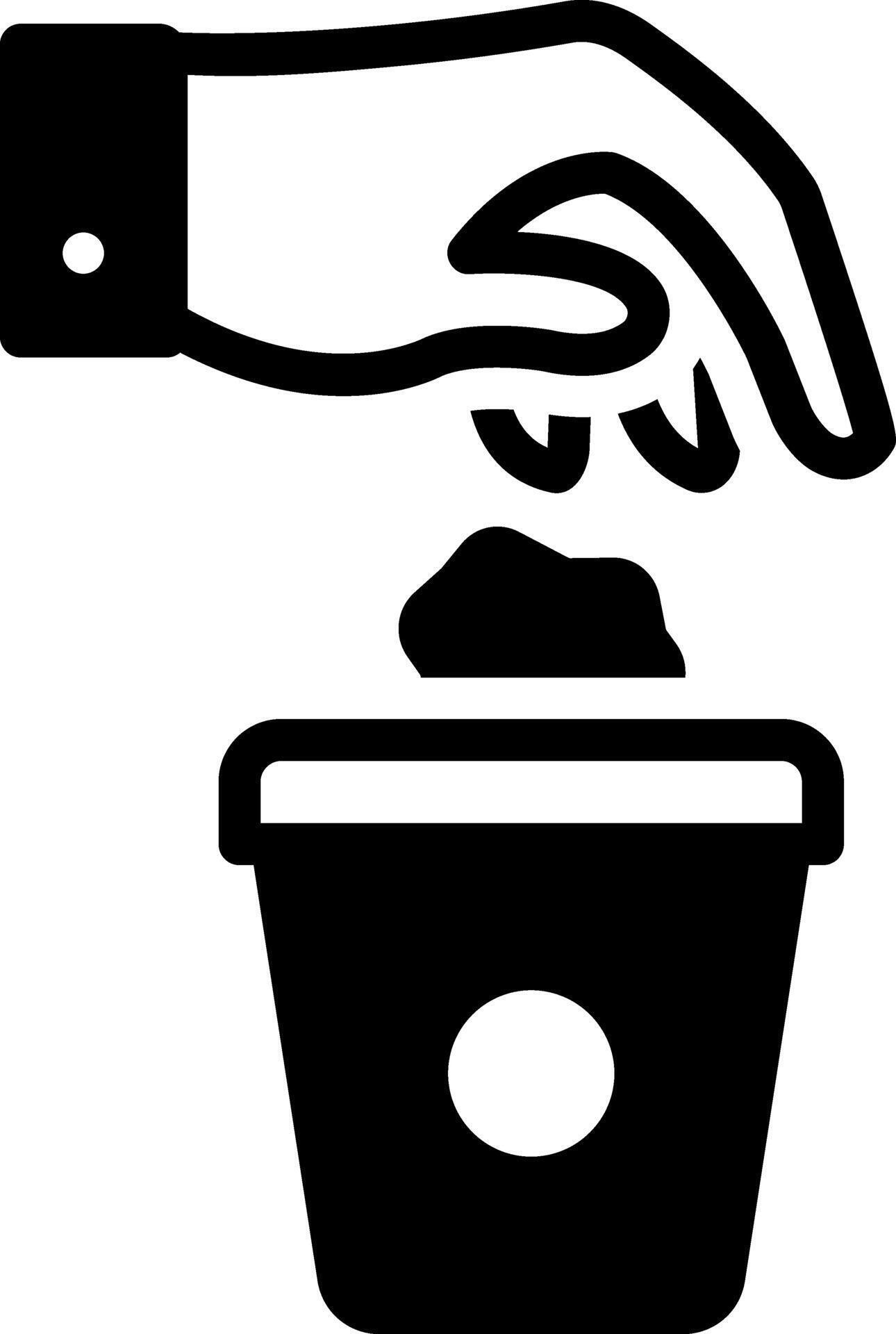 Solid black icon for throw 41921497 Vector Art at Vecteezy