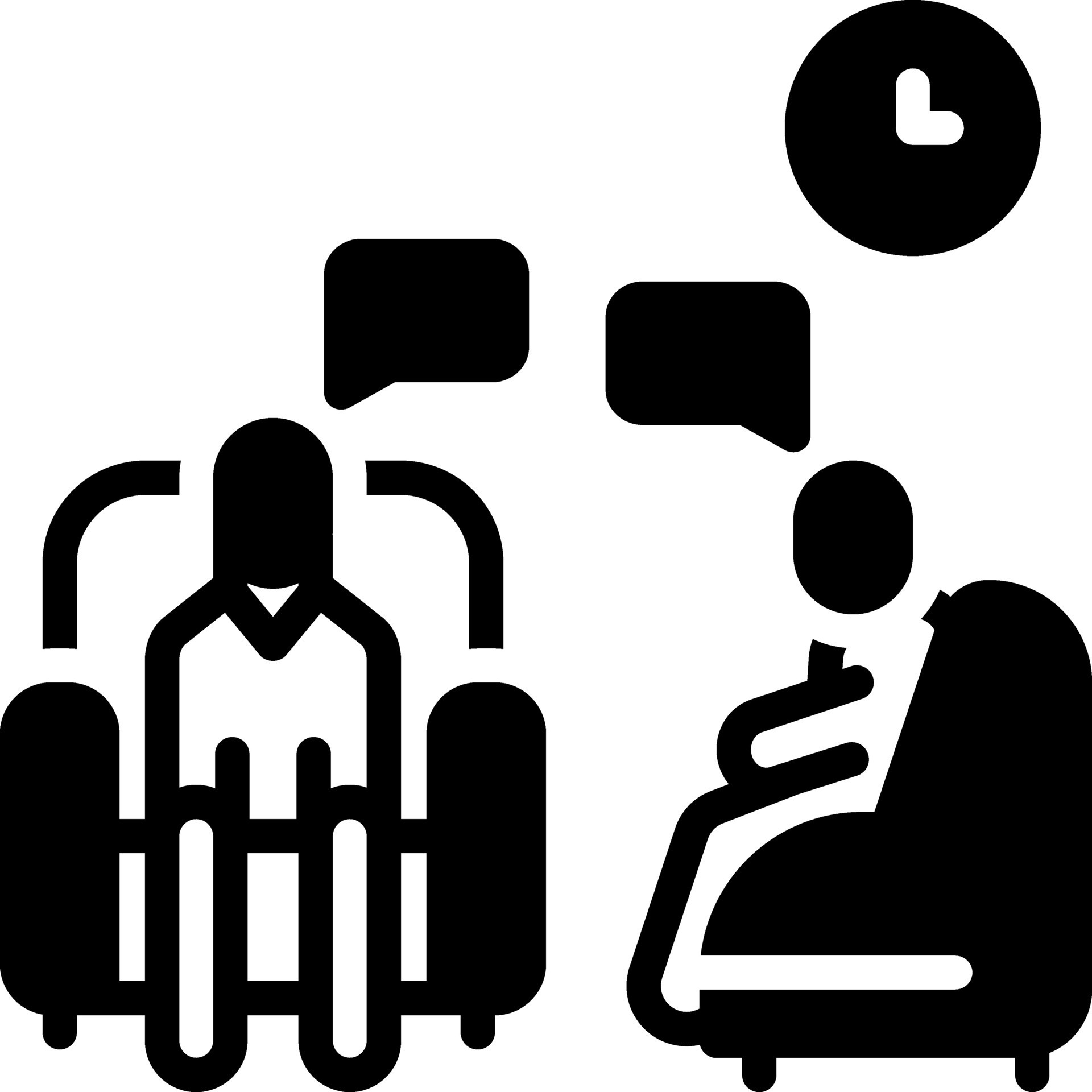 Vector solid black icon for client 41921804 Vector Art at Vecteezy