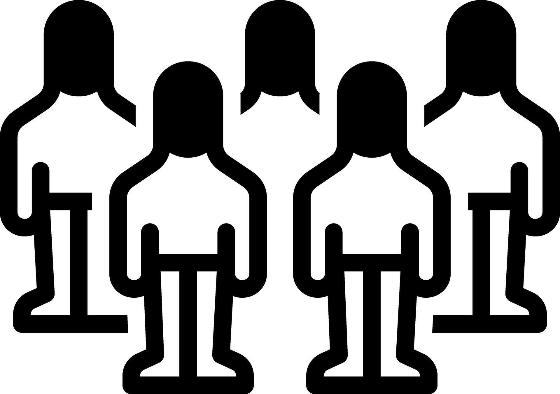 Vector solid black icon for everyone 41921819 Vector Art at Vecteezy