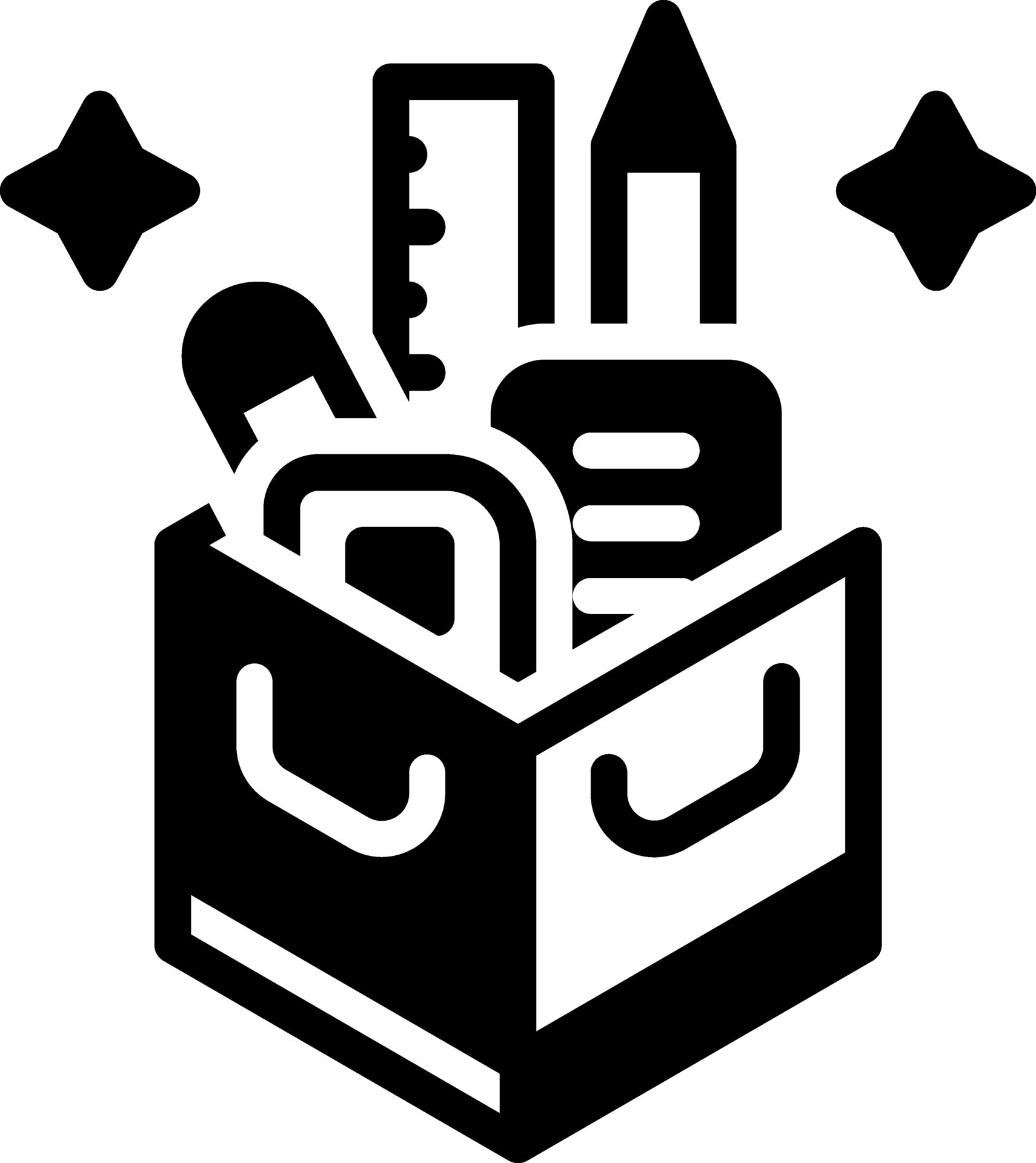 Solid black icon for material 41921930 Vector Art at Vecteezy