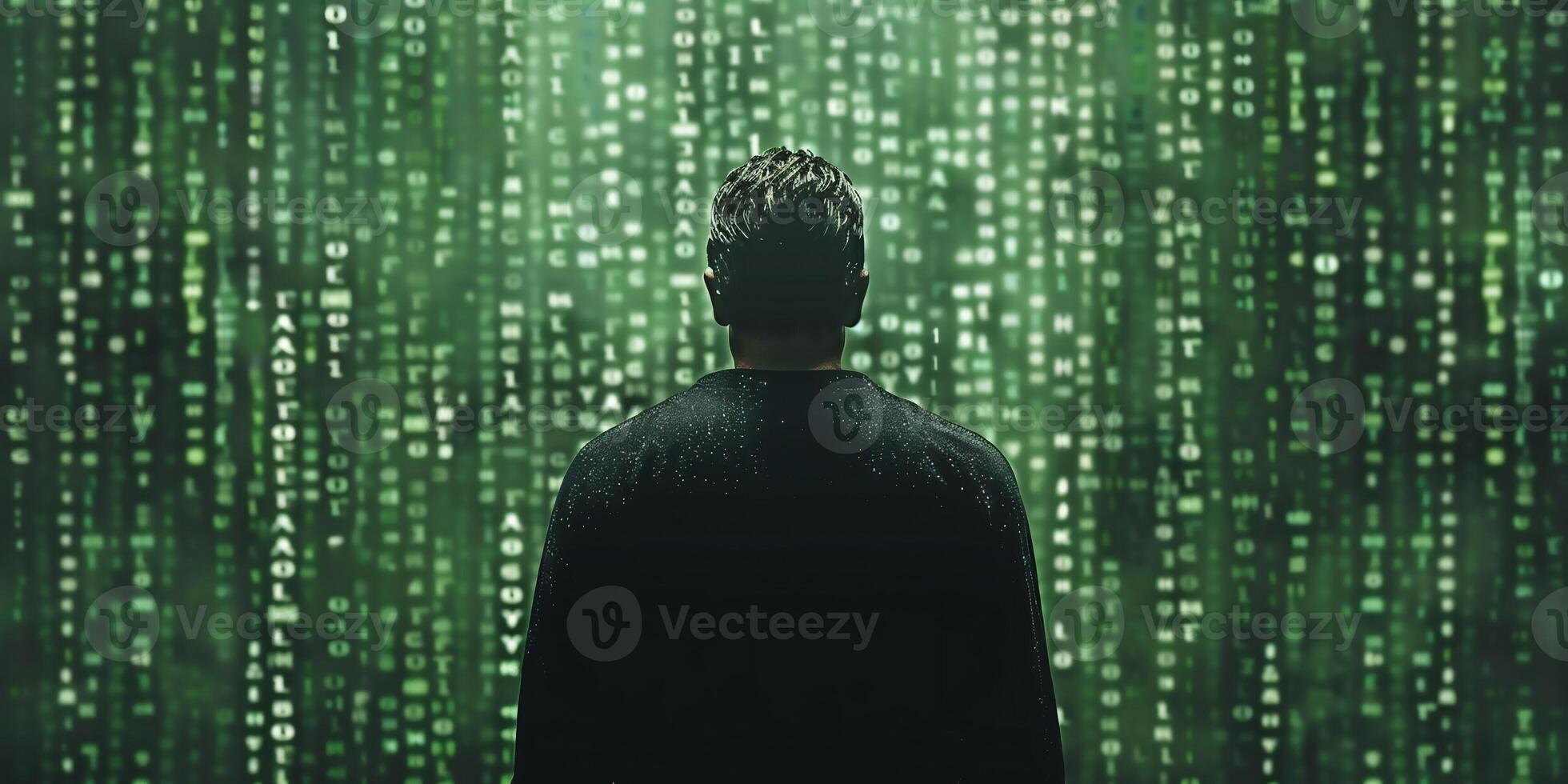 AI Generated An adult online anonymous internet hacker with invisible ...