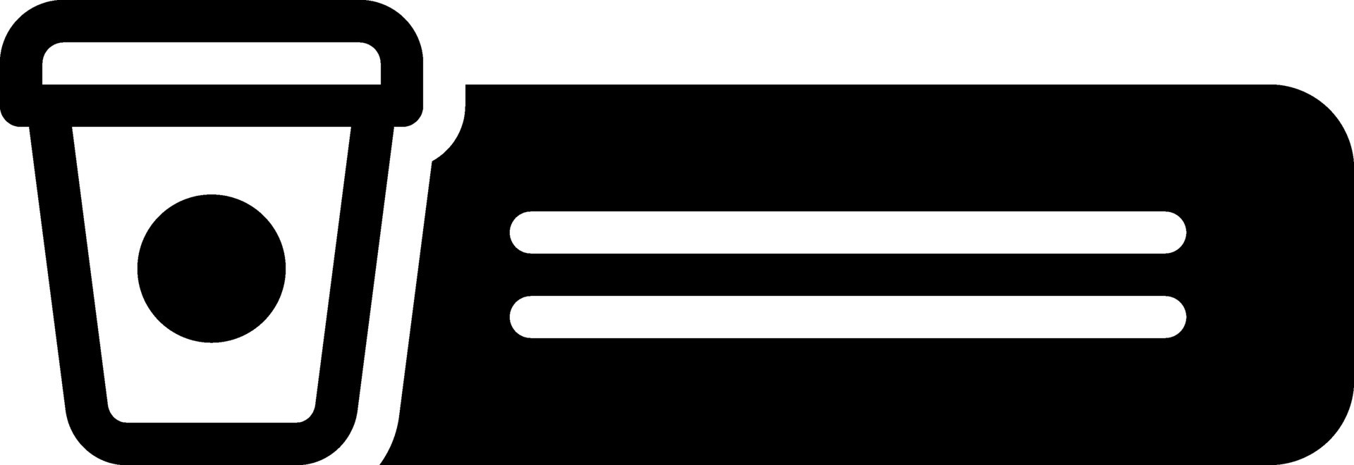 Solid black icon for delete button 41922627 Vector Art at Vecteezy