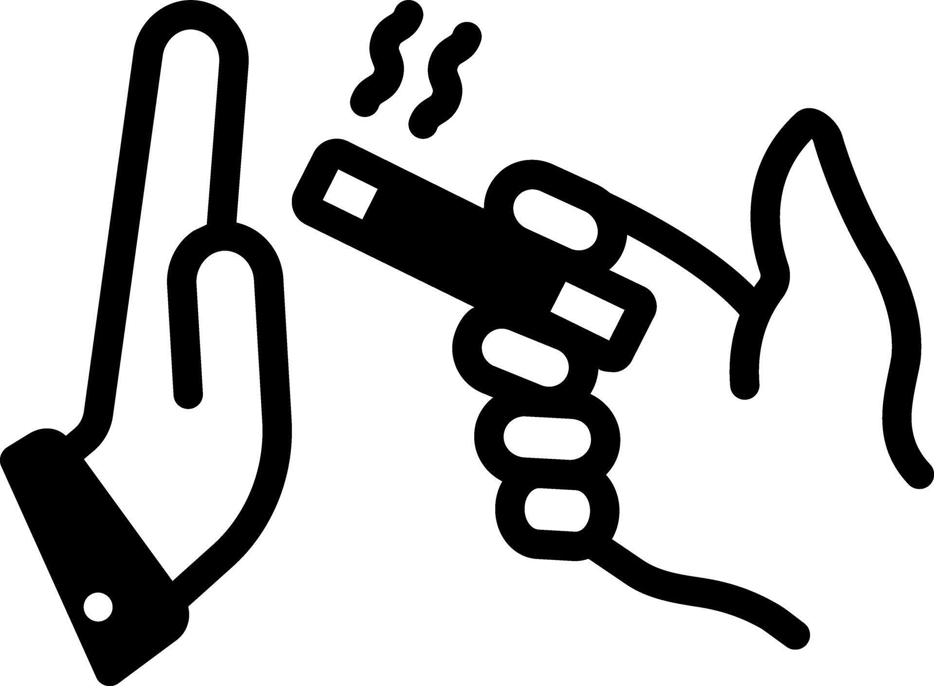 Solid black icon for refuse 41923070 Vector Art at Vecteezy