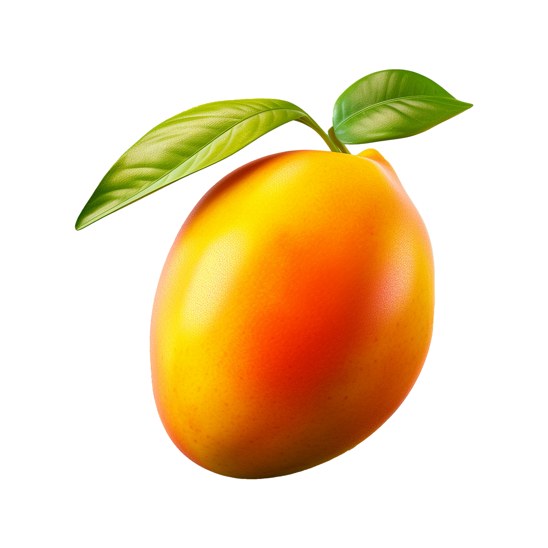 AI generated 3d Mango isolated fruits on transparent background 41923536 PNG