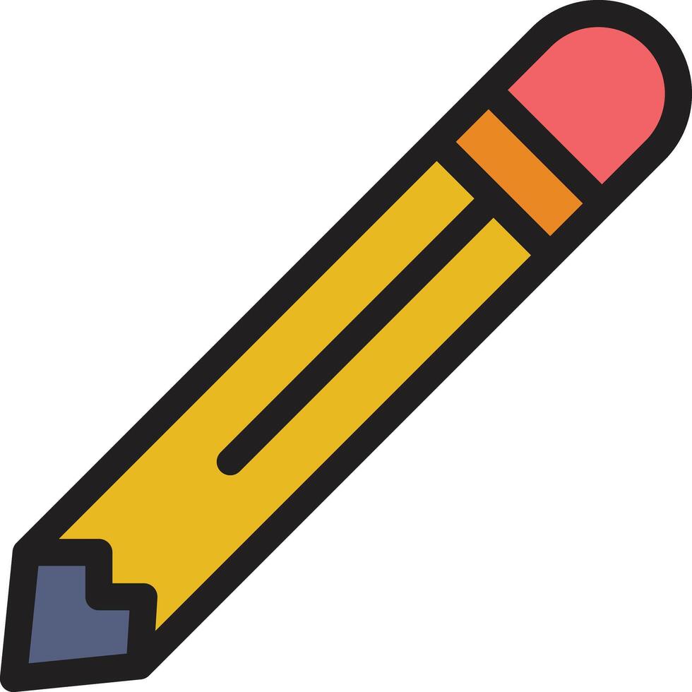 Pencil vector icon 41923708 Vector Art at Vecteezy