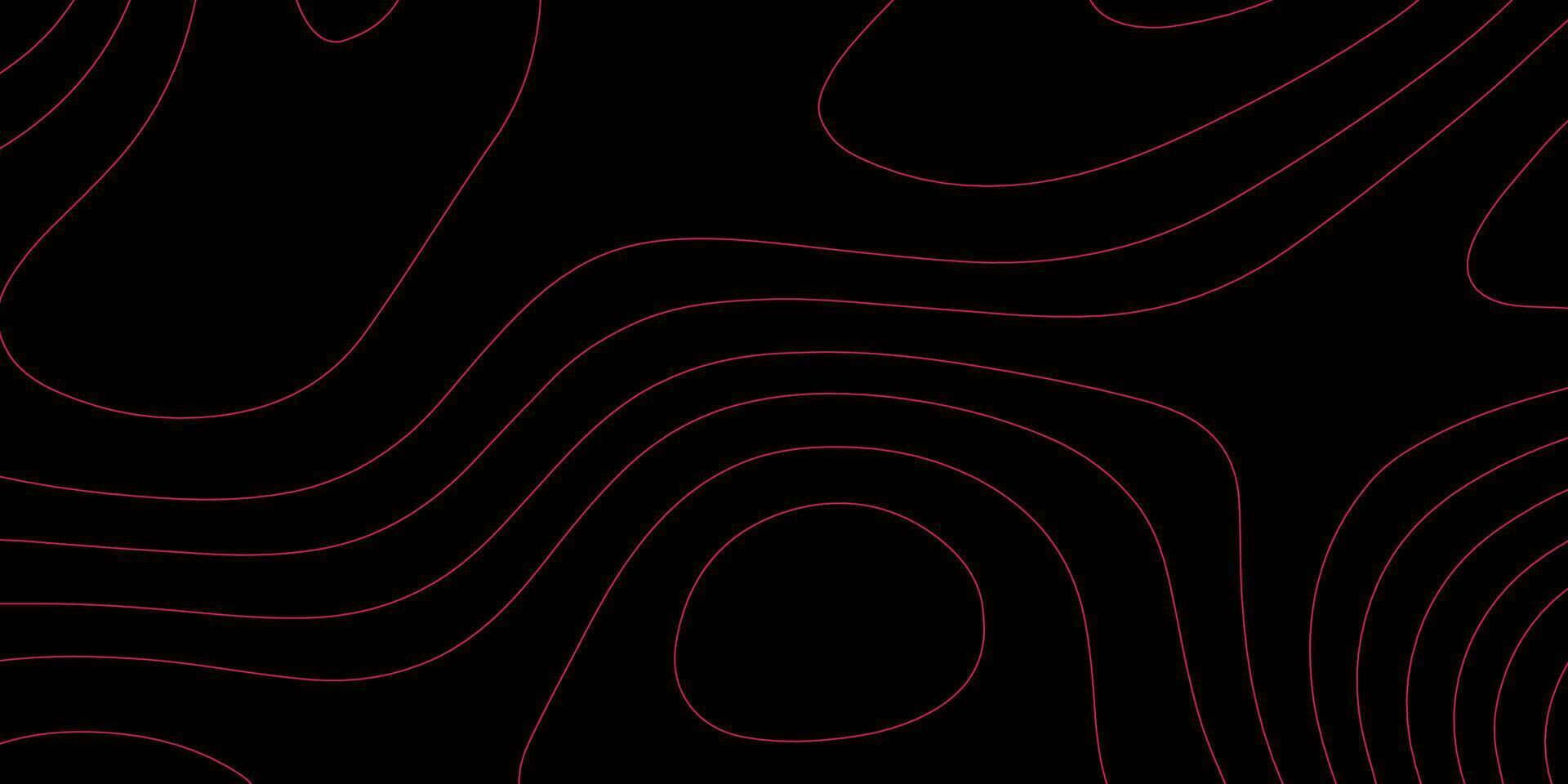 Topographic map. Red topography wave background. Red abstract pattern ...