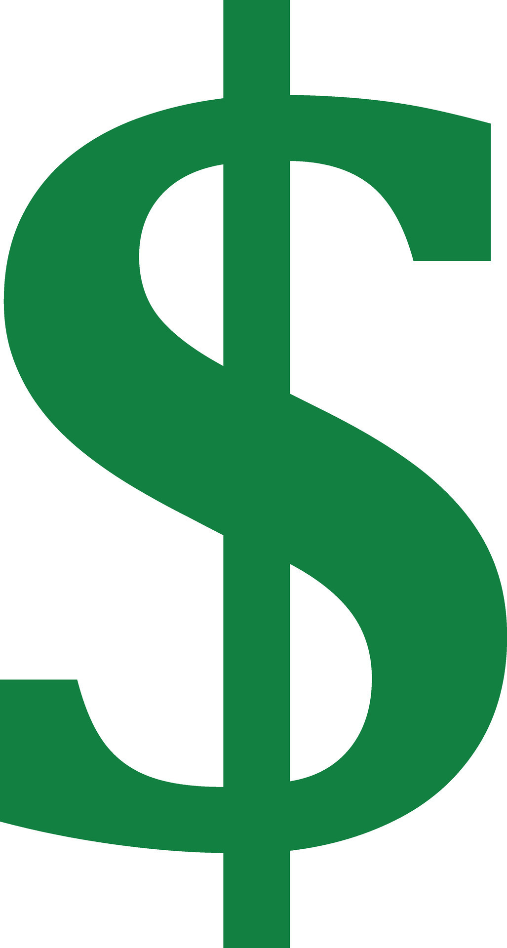 Green dollar sign . United States dollar sign isolated on white ... Green dollar sign . United States dollar sign isolated on white ...