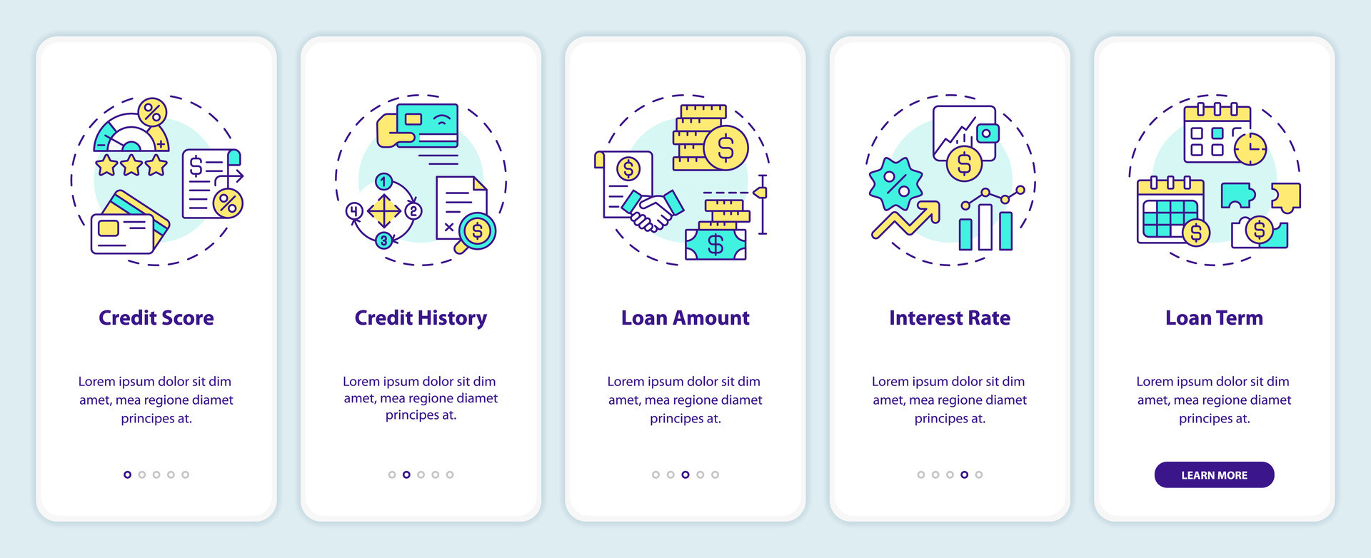 Essential Lending Elements Onboarding Mobile App Screen Peer To Peer