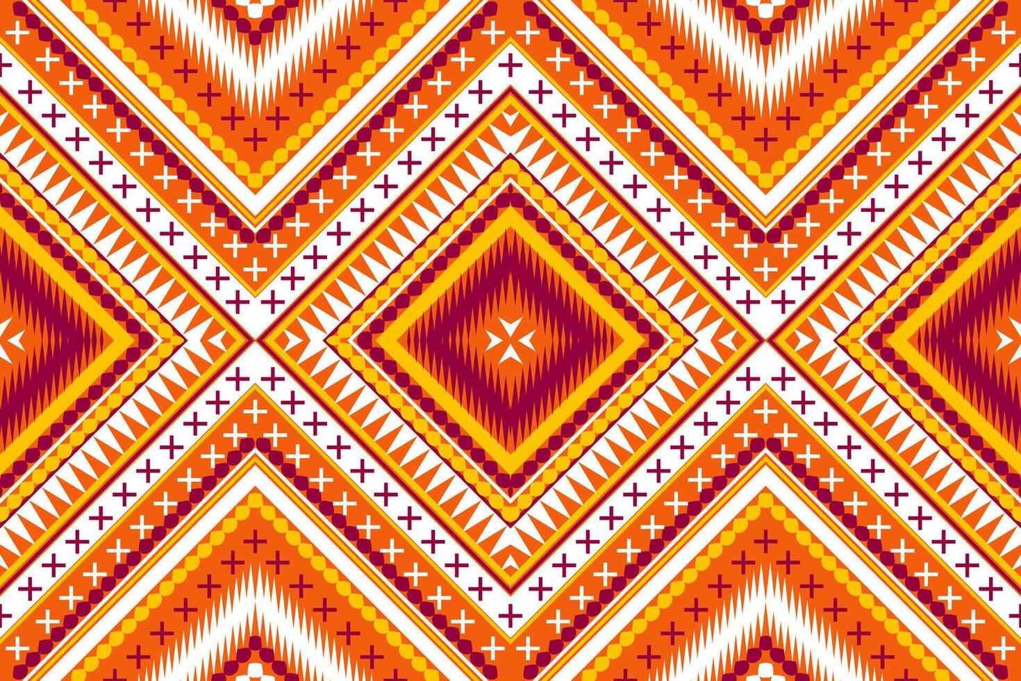 Seamless fabric pattern, abstract geometric triangle wave zigzag ikat ...
