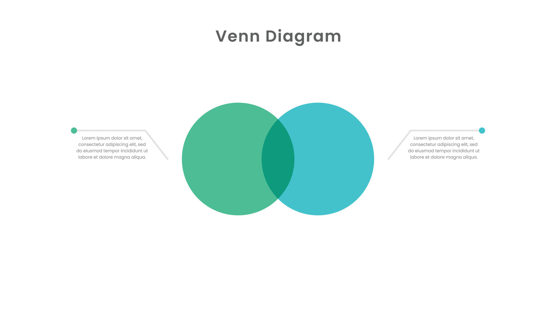 Venn diagram infographic template design with two circle 41928537 ...
