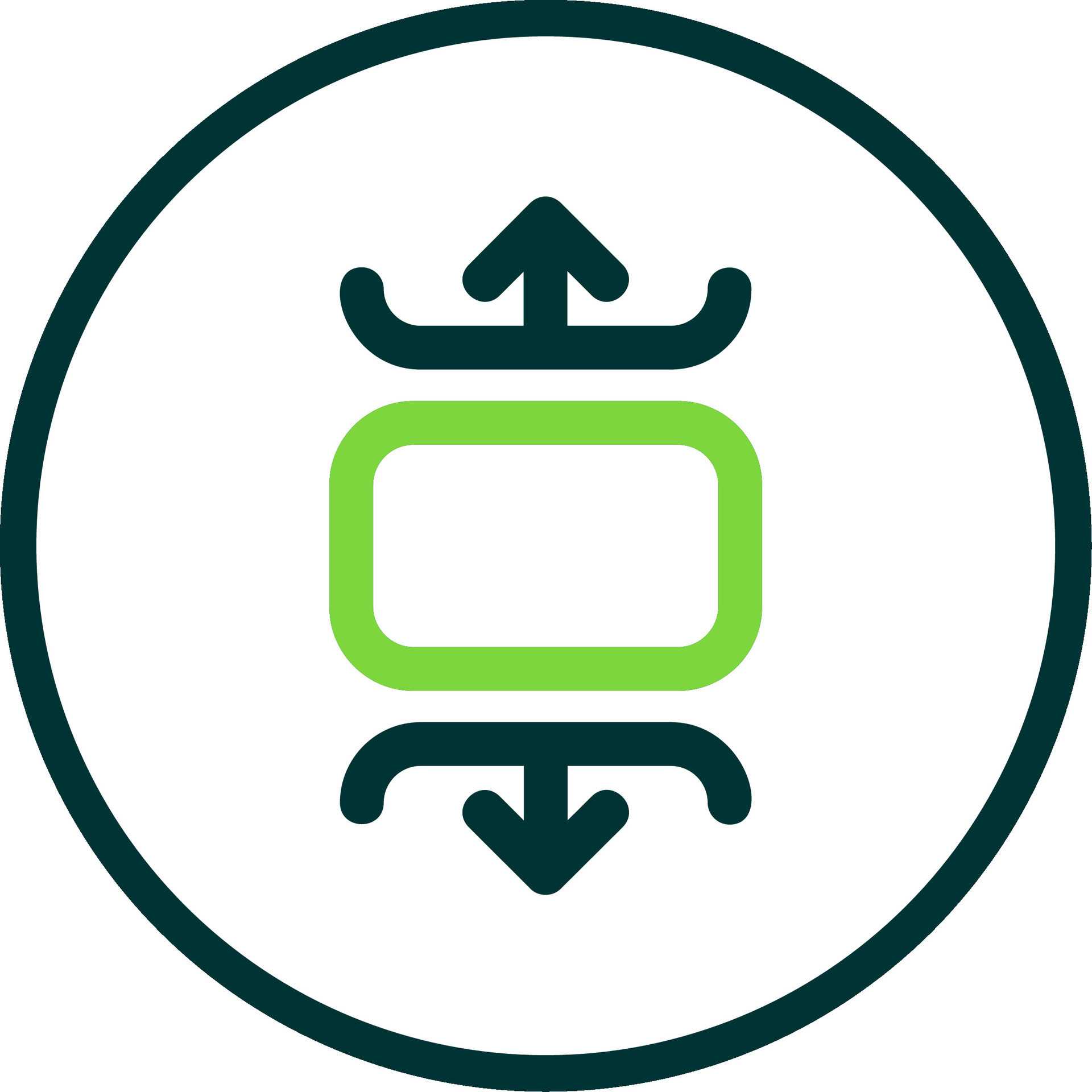 Carousel vertical Line Circle Icon 41937918 Vector Art at Vecteezy