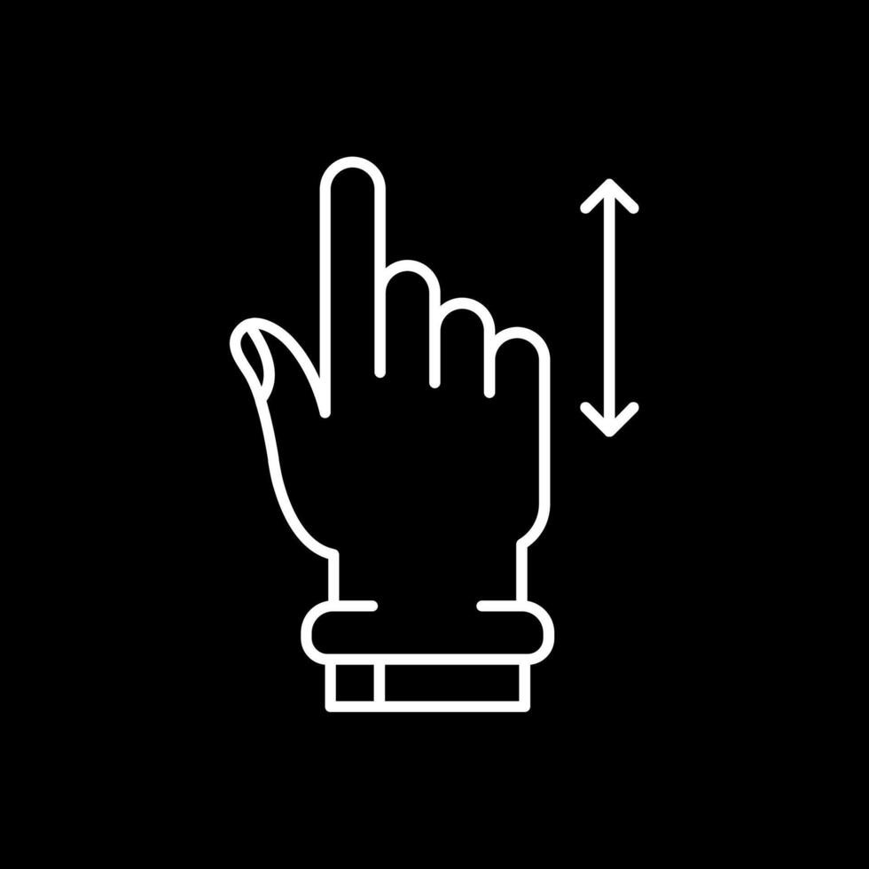 Vertical Scroll Line Inverted Icon 41940124 Vector Art At Vecteezy