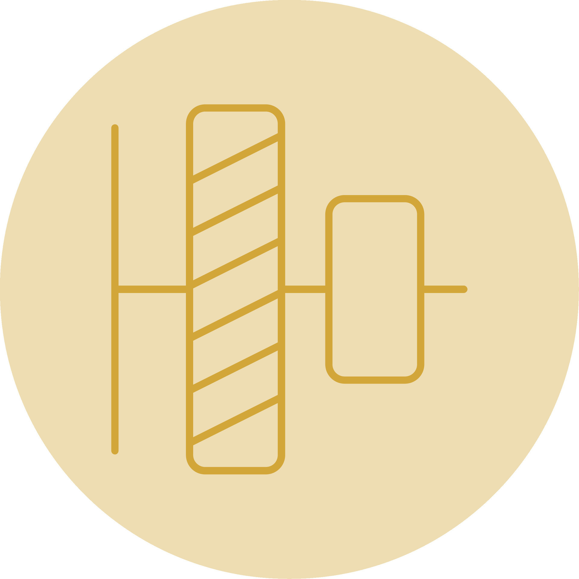 Vertical alignment Line Yellow Circle Icon 41940618 Vector Art at Vecteezy