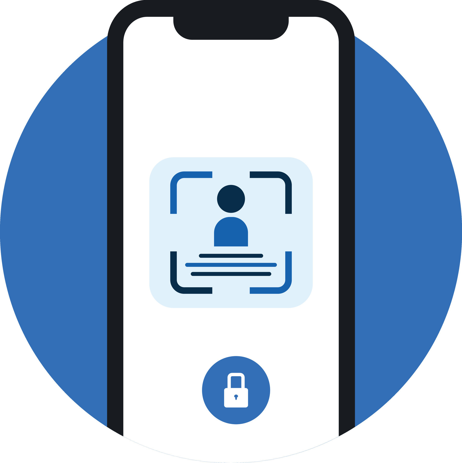 KYC vector icon with mobile. KYC customer data digital verification for ... KYC vector icon with mobile. KYC customer data digital verification for ...