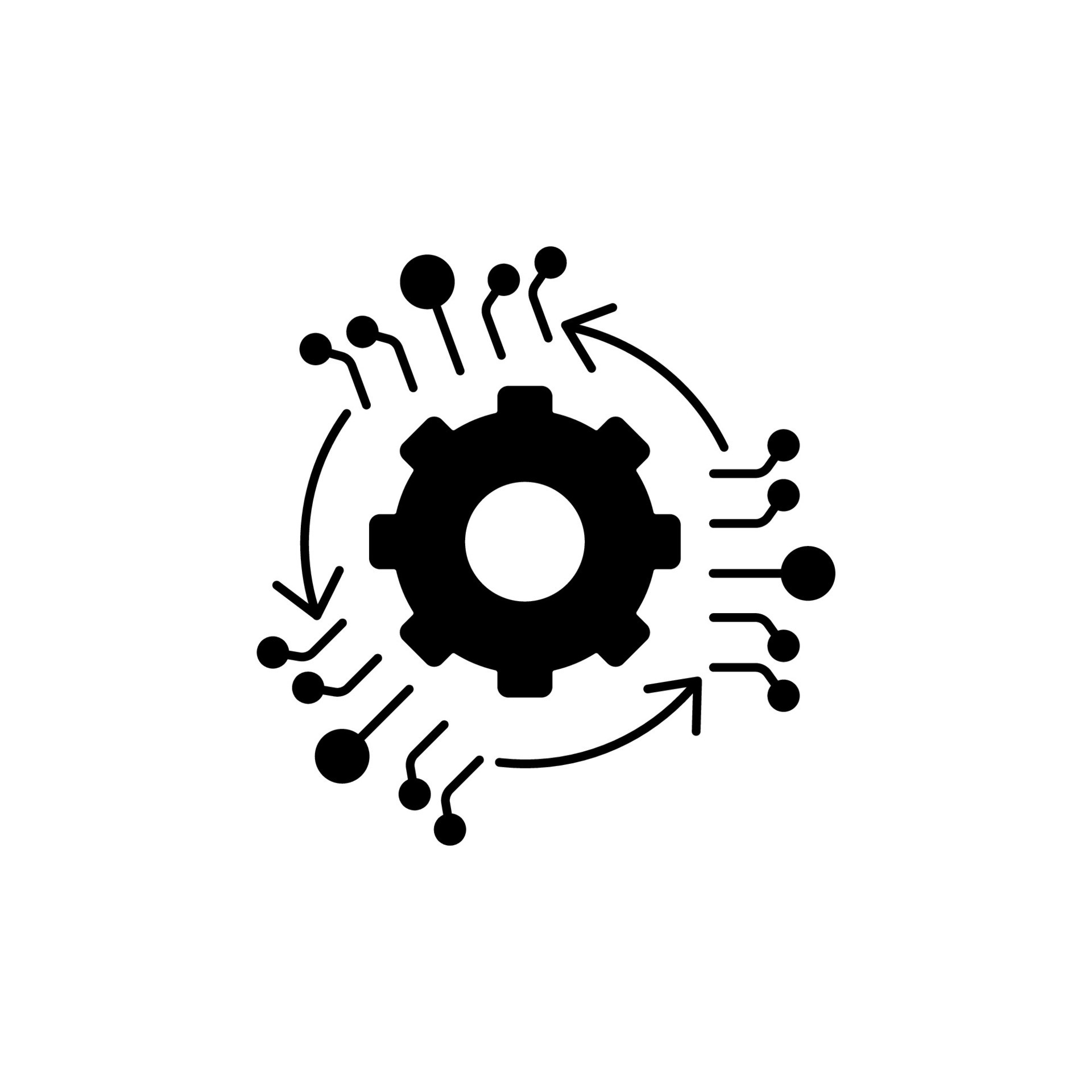 Algorithm Concept Line Icon Simple Element Illustration Algorithm Concept Outline Symbol