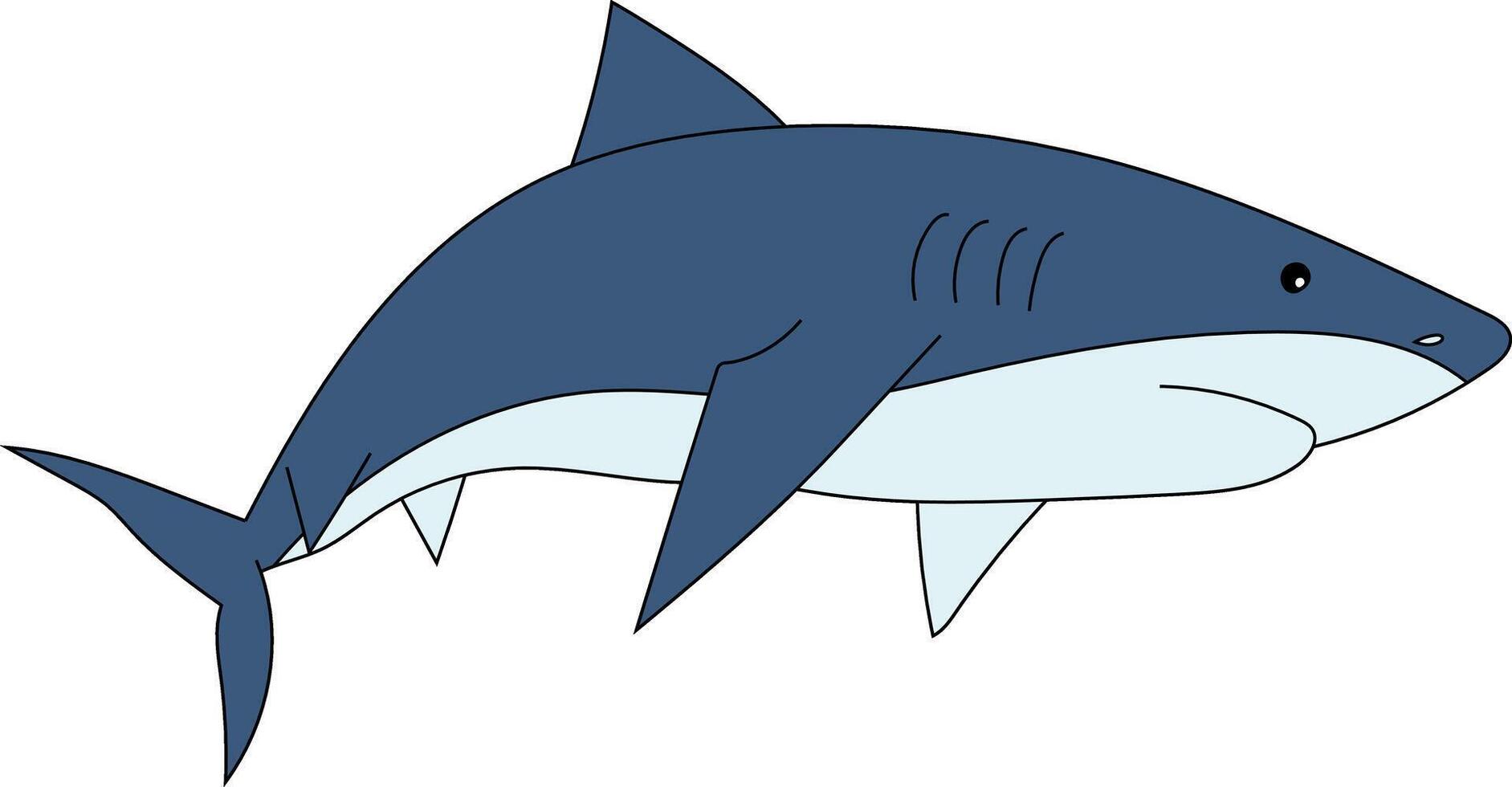 Colorful Shark Clipart for Lovers of Sea Life 41950525 Vector Art at ...