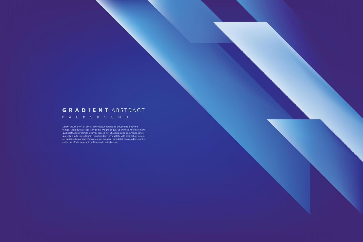 blue gradient abstract background banner with modern and geometric shapes. 41952345 Vector Art ...