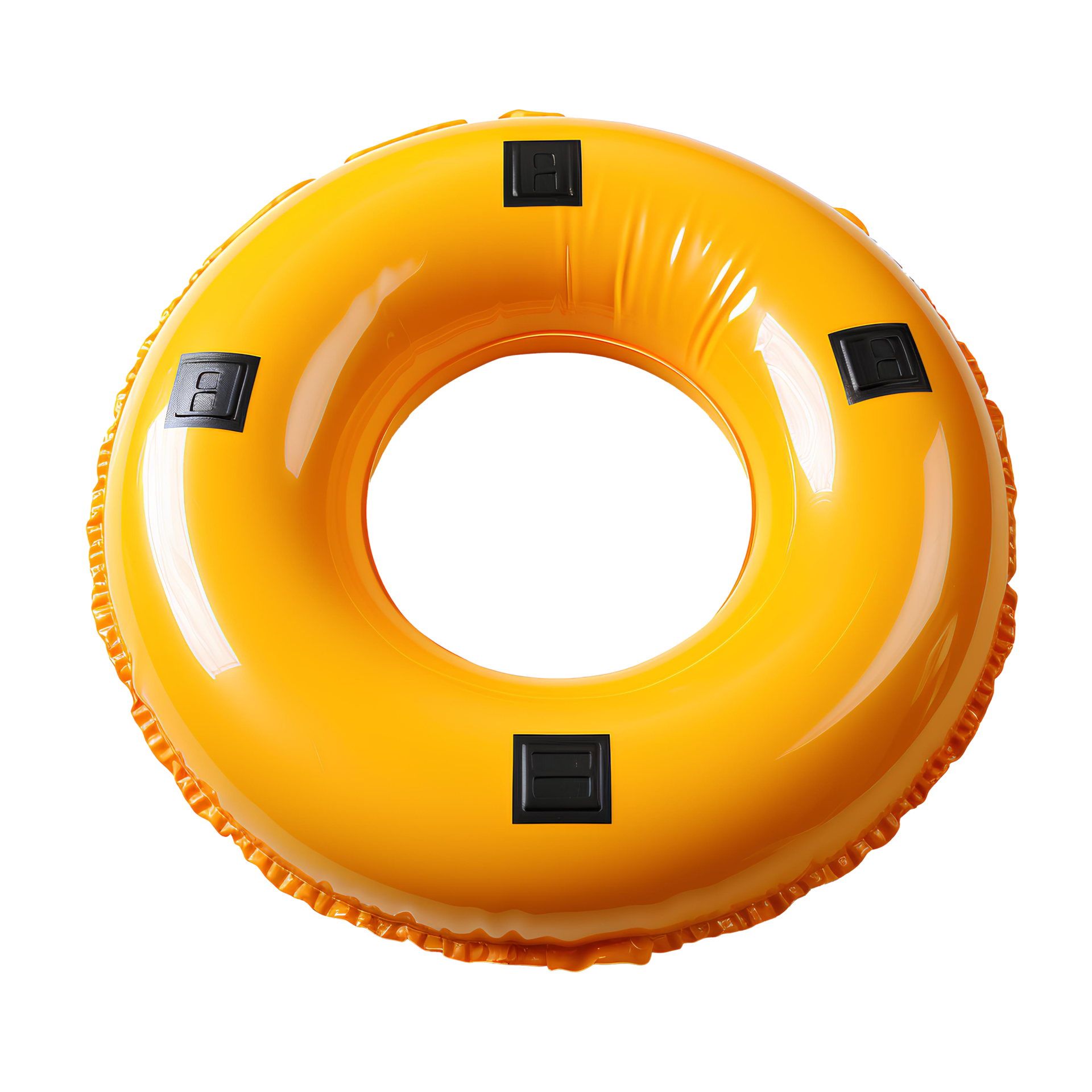 Ai Generated Yellow Pool Float Png Yellow Pool Float Top View Png Plastic Pool Float For
