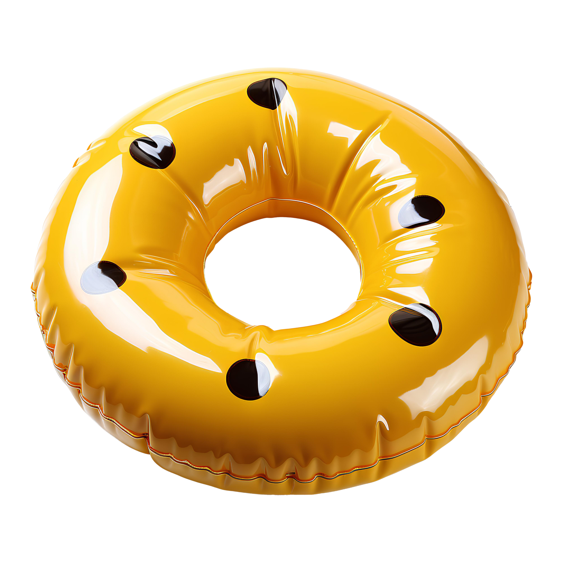 Ai Generated Yellow Pool Float Png Yellow Pool Float Top View Png Plastic Pool Float For