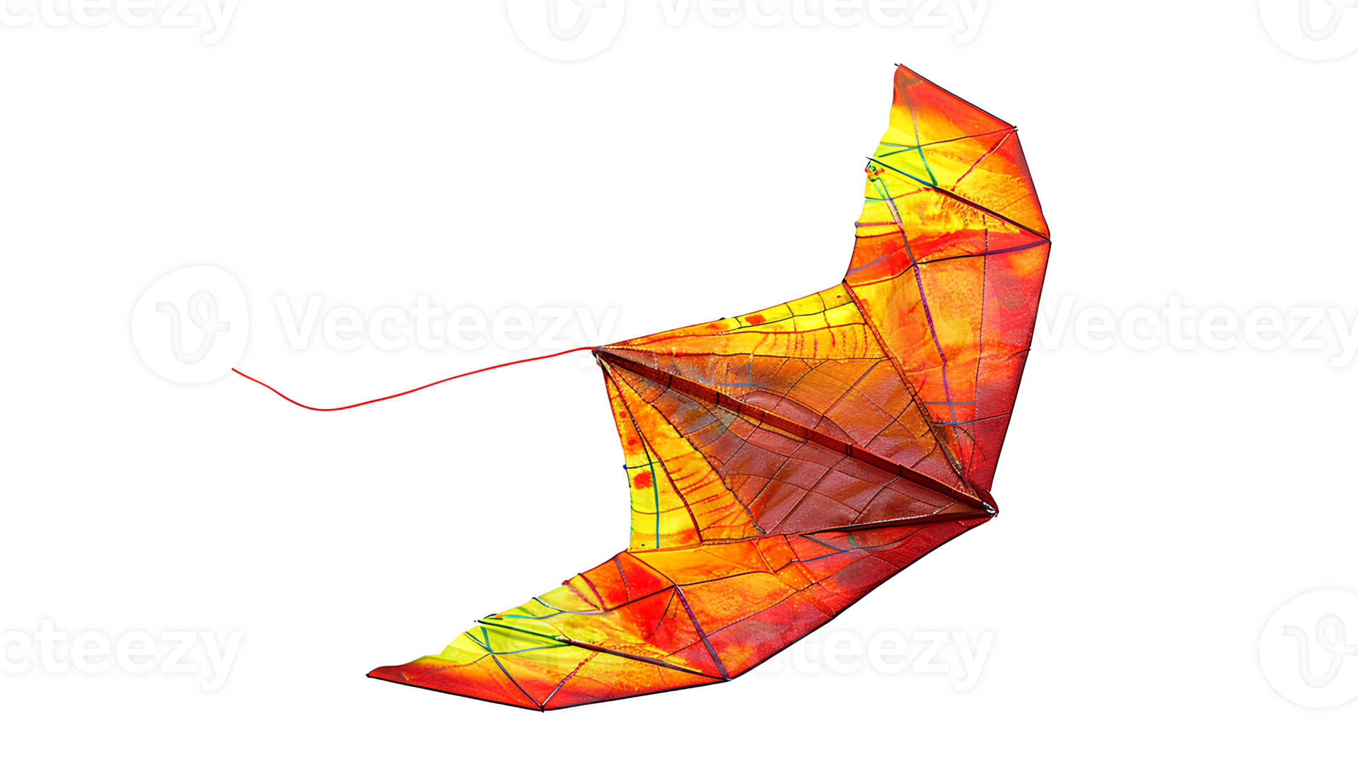 AI generated kite png. flying kite png. colorful kite isolated. kite with wings 41956971 PNG