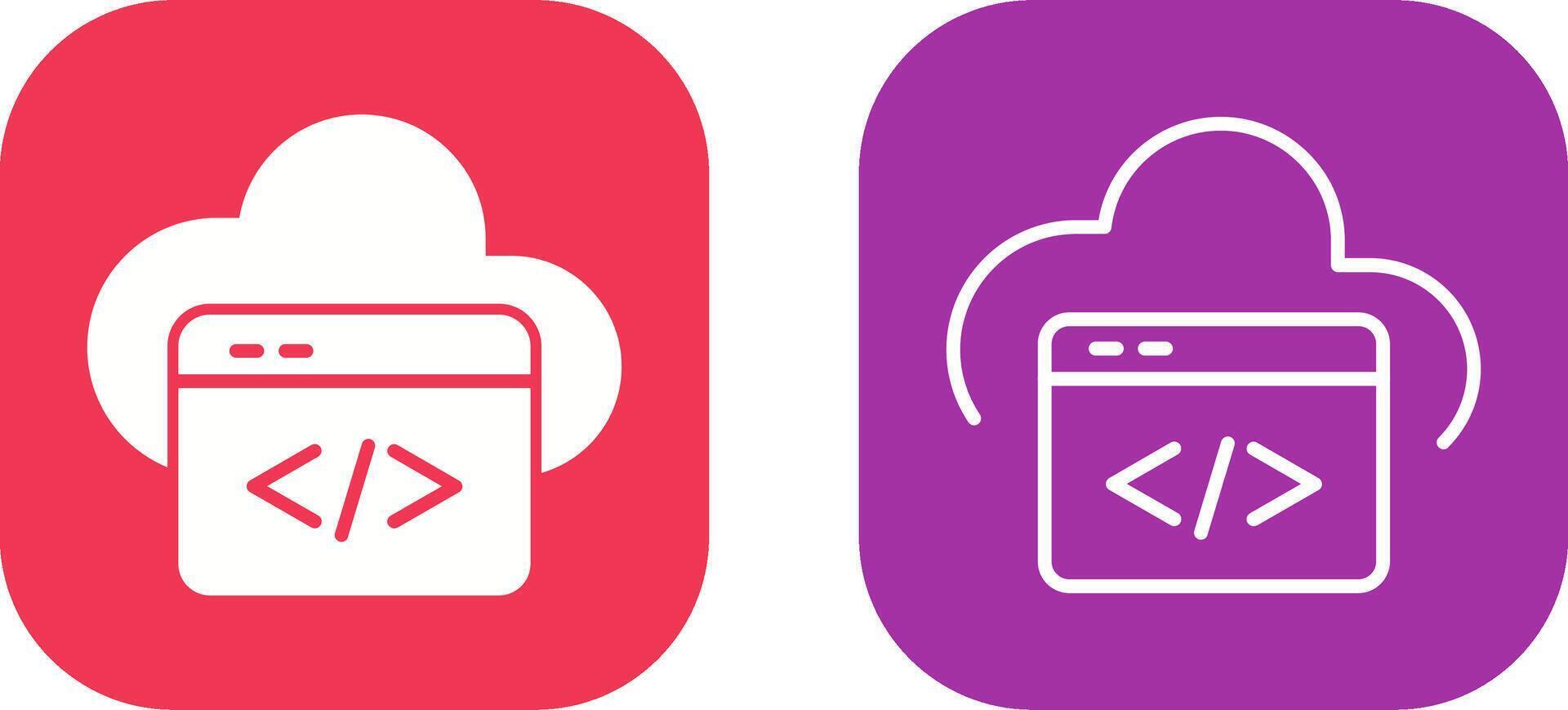 Cloud Coding Vector Icon 41993642 Vector Art at Vecteezy