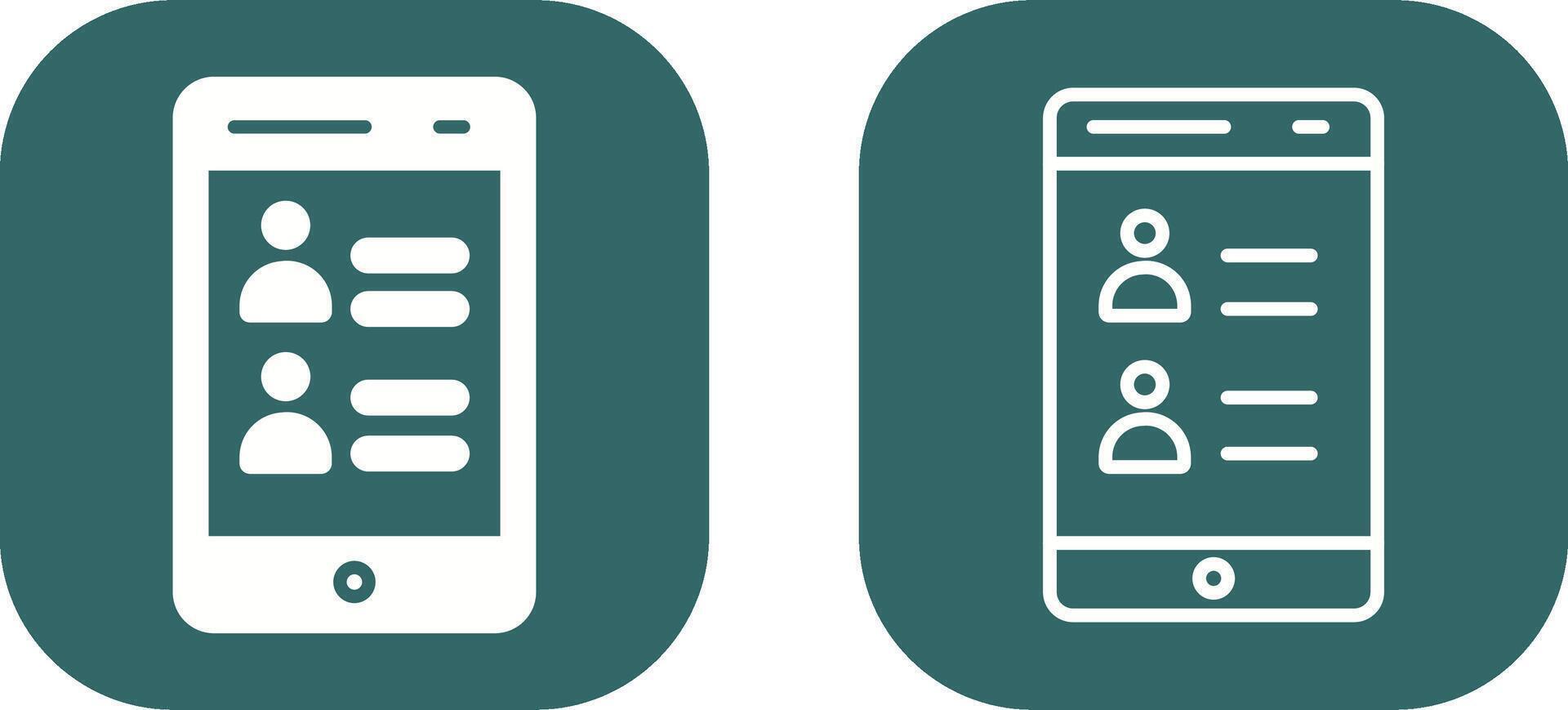 icono de vector de contacto 41994310 Vector en Vecteezy