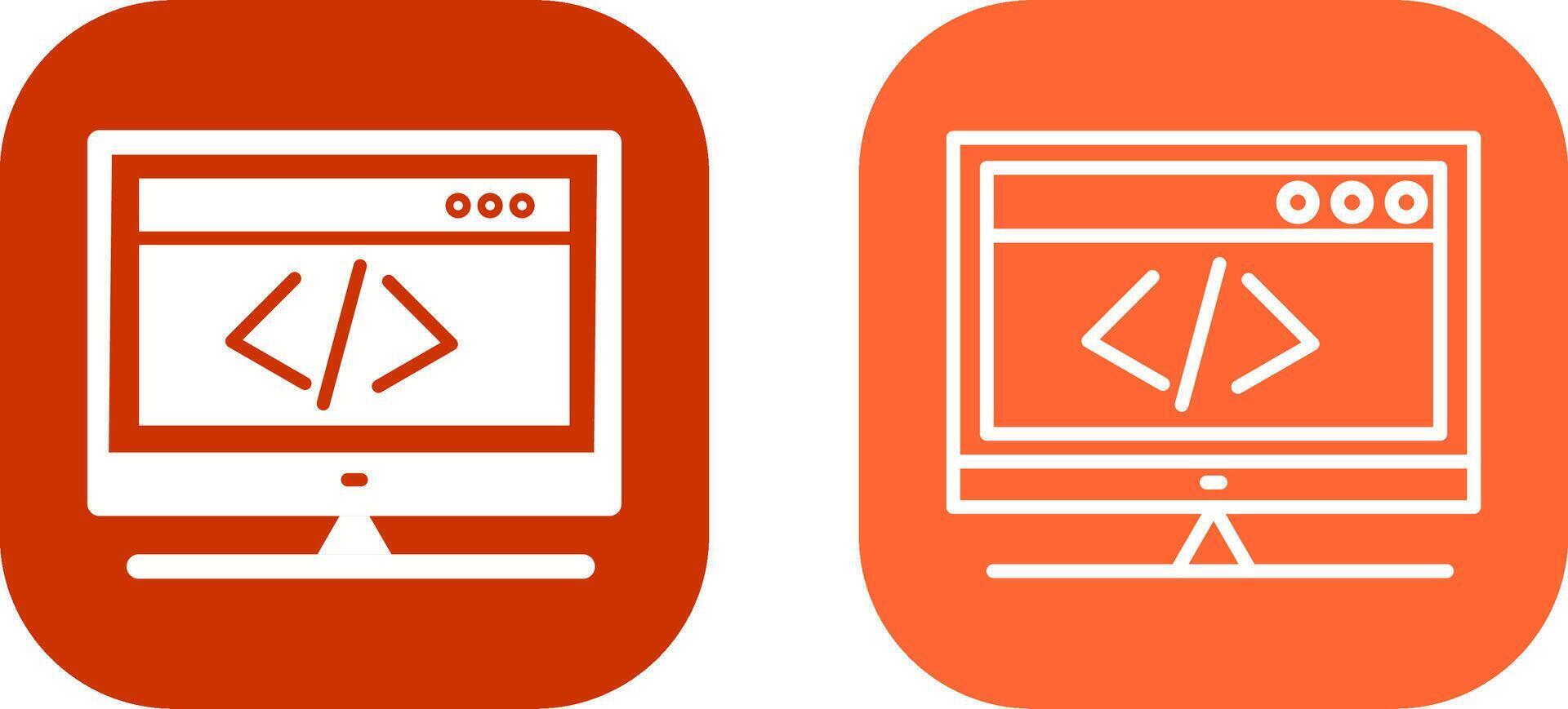 HTML Coding Vector Icon 41996411 Vector Art at Vecteezy