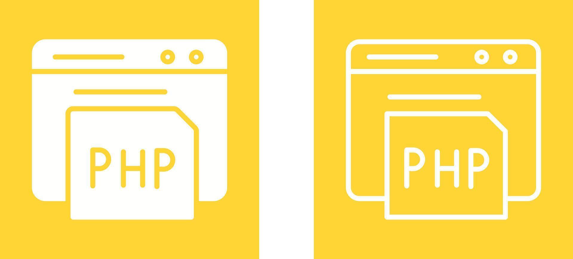 PHP Vector Icon 42000422 Vector Art at Vecteezy