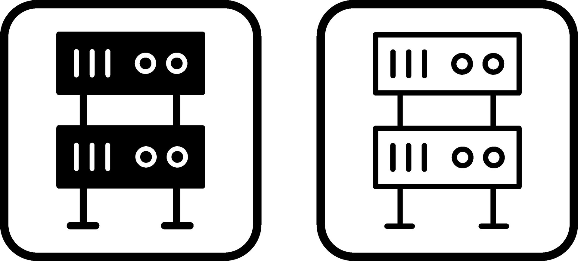 Server Vector Icon 42017791 Vector Art At Vecteezy