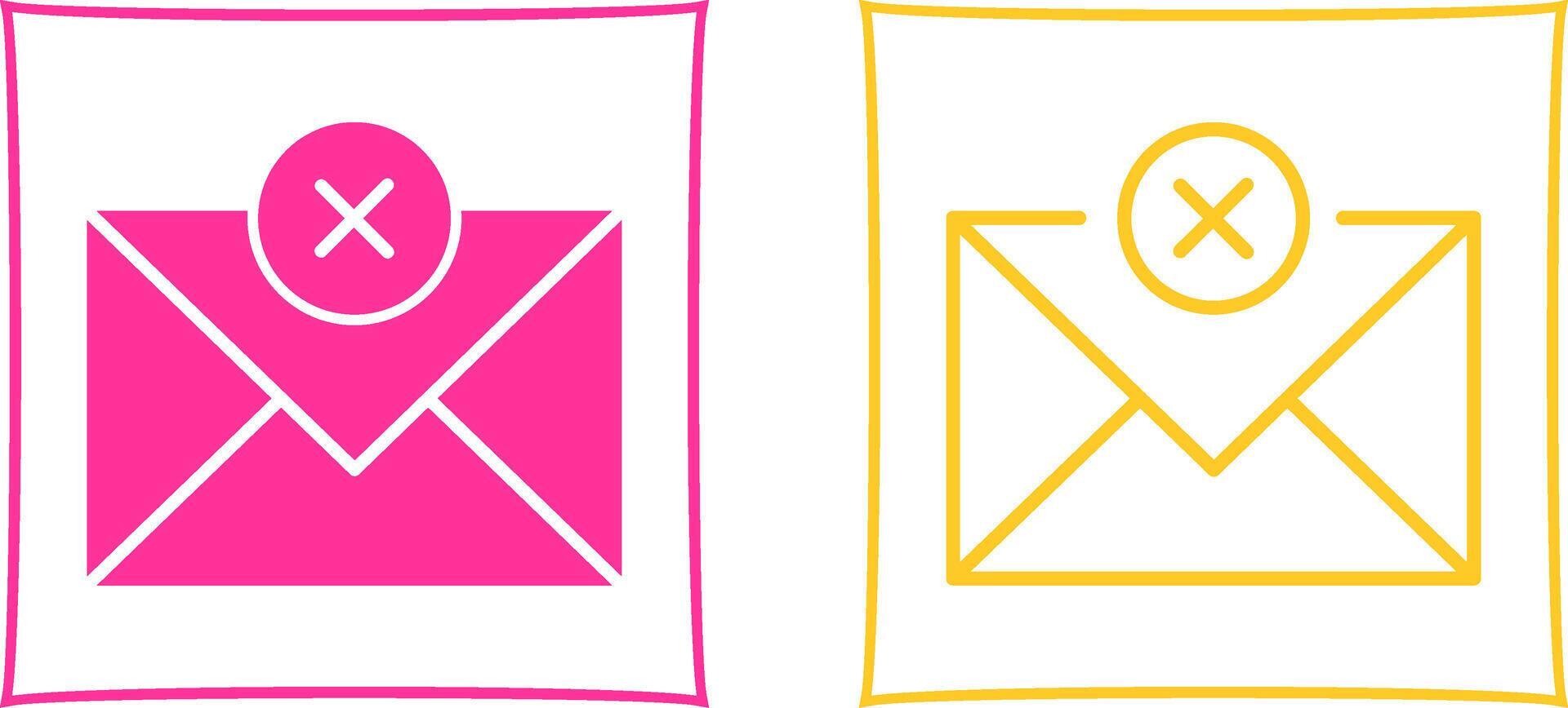 Send Failed Vector Icon 42032765 Vector Art at Vecteezy