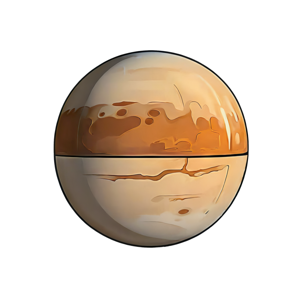 AI generated Planet Hand Drawn Cartoon Style Illustration 42052950 PNG