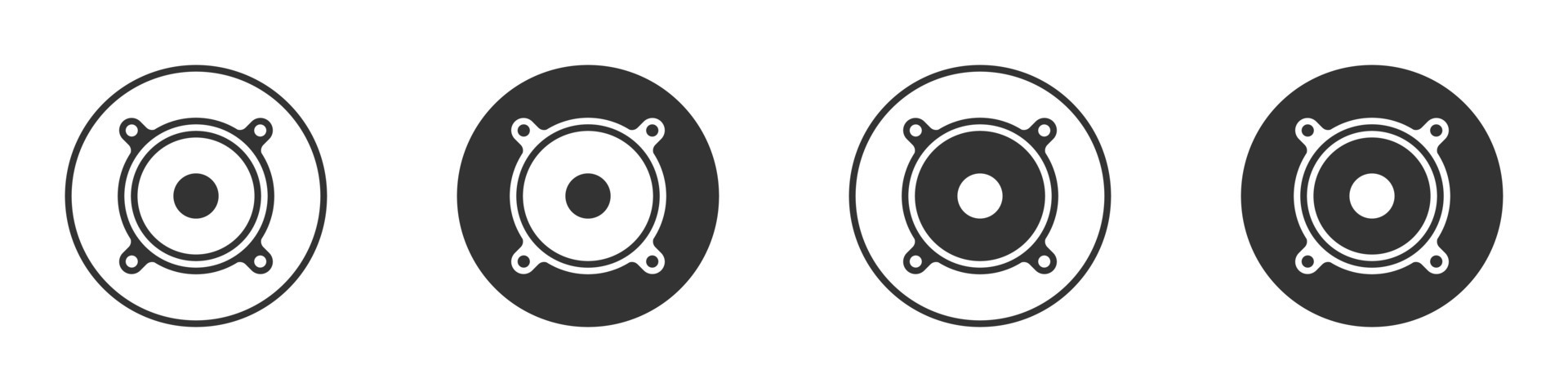 Audio speaker icon Acoustic speaker symbol. Vector illustration. 42060854 Vector Art at Vecteezy