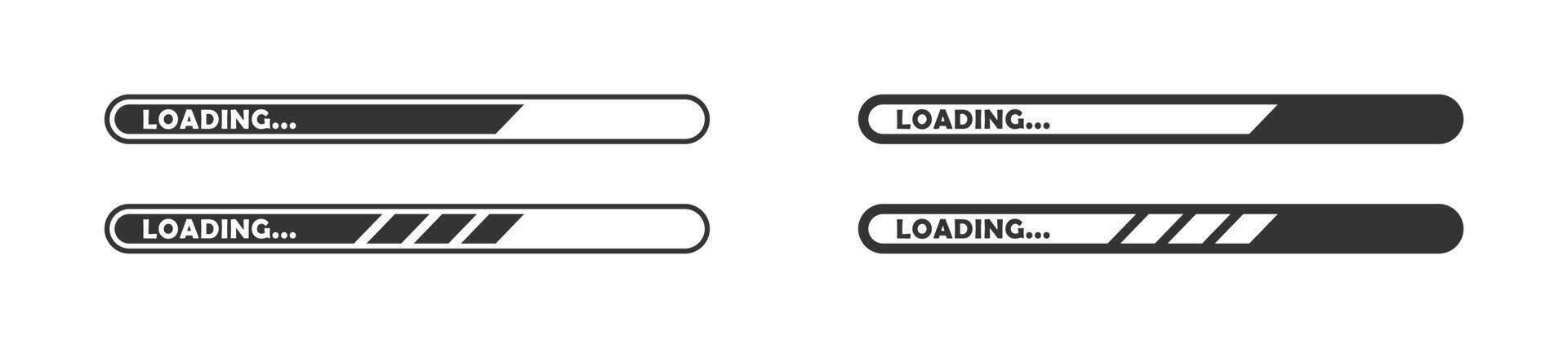 Loading icon set. Vector illustration. 42060864 Vector Art at Vecteezy