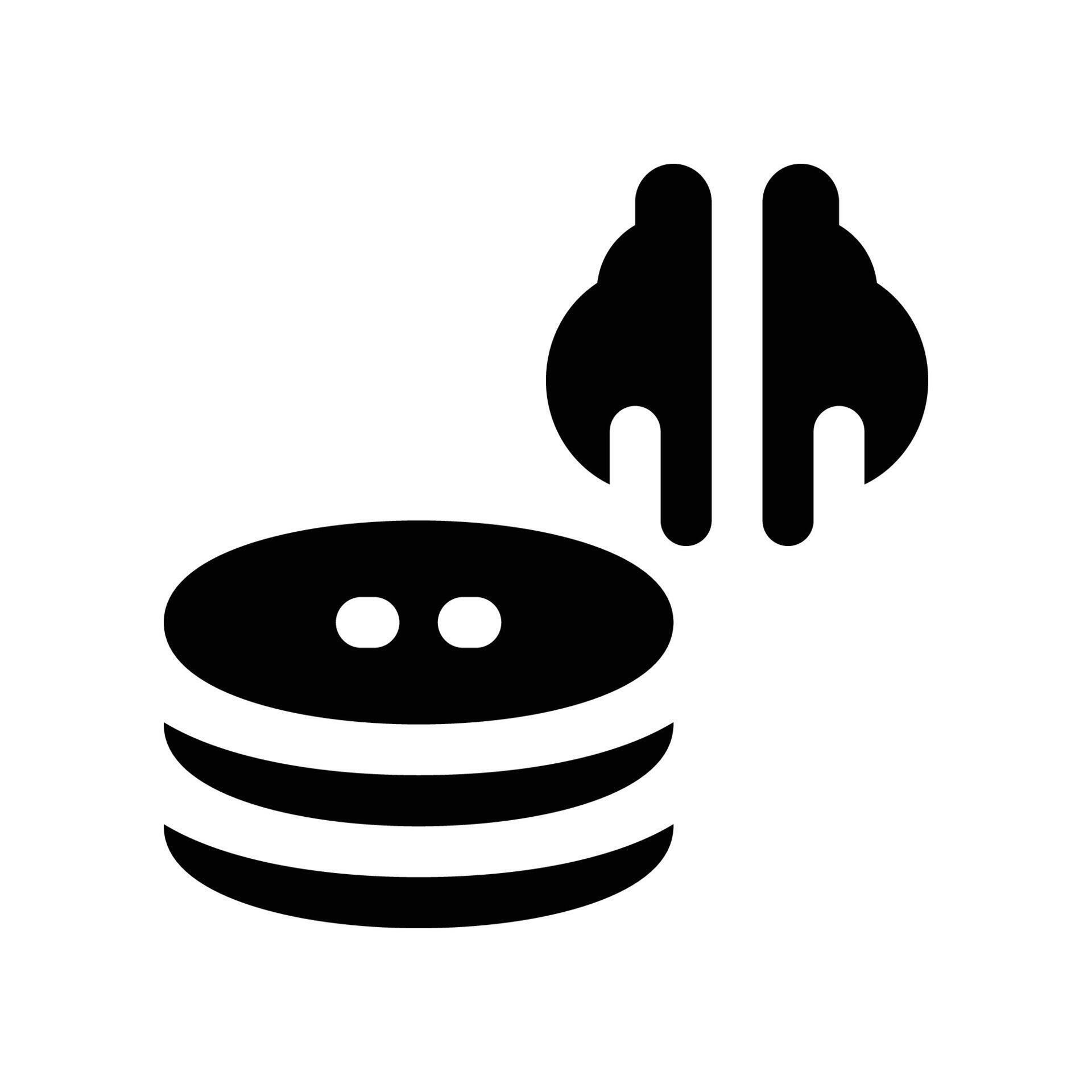 Big Data Icon Vector Glyph Icon For Your Website Mobile Presentation And Logo Design