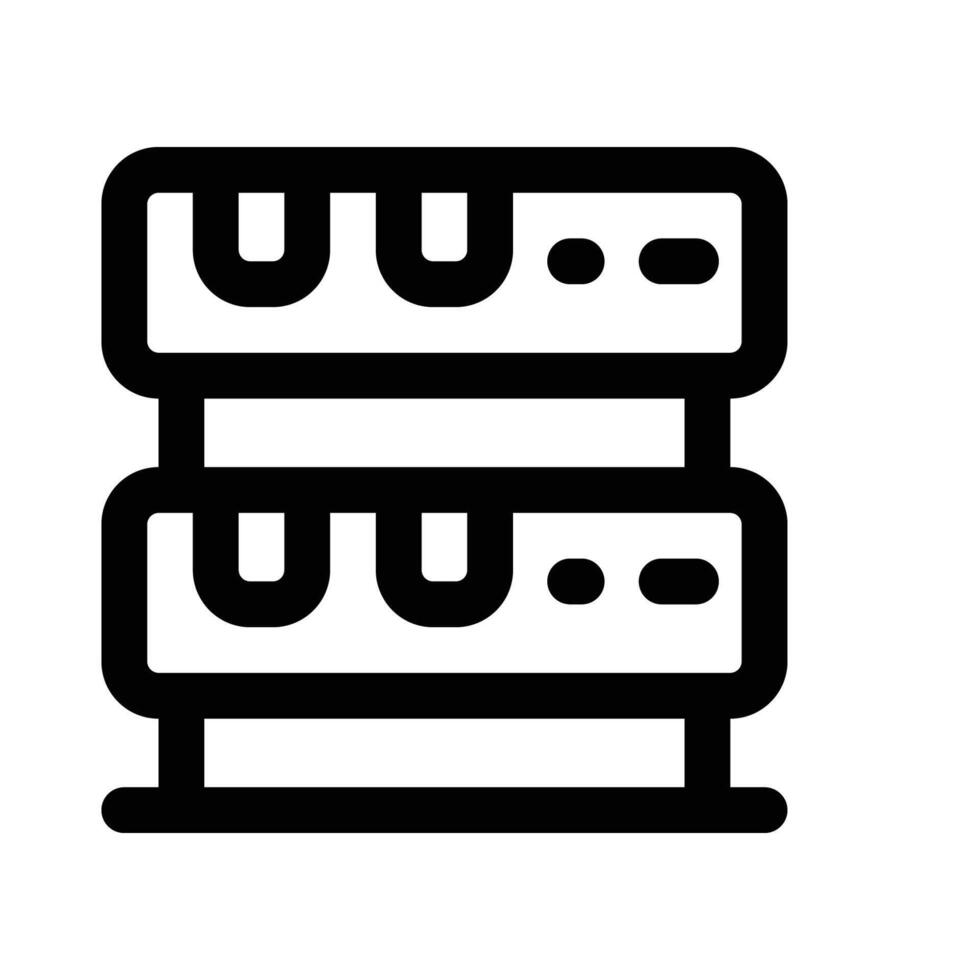 server icon. vector line icon for your website, mobile, presentation ...