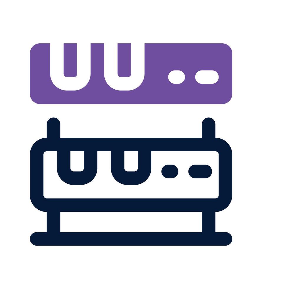 servidor icono. vector doble tono icono para tu sitio web, móvil, presentación, y logo diseño ...
