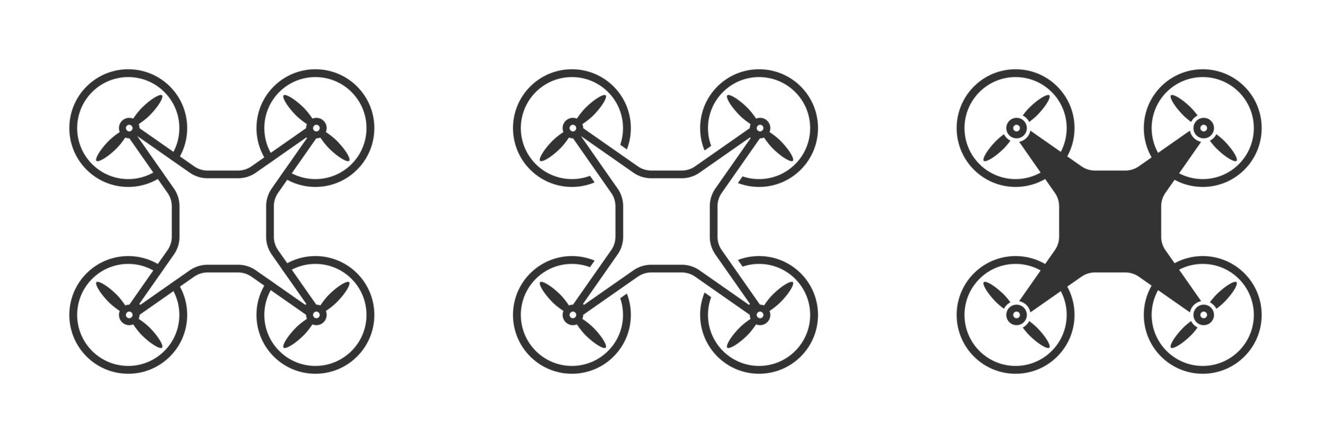 Fpv Drone Icon Vector Illustration 42063959 Vector Art At Vecteezy